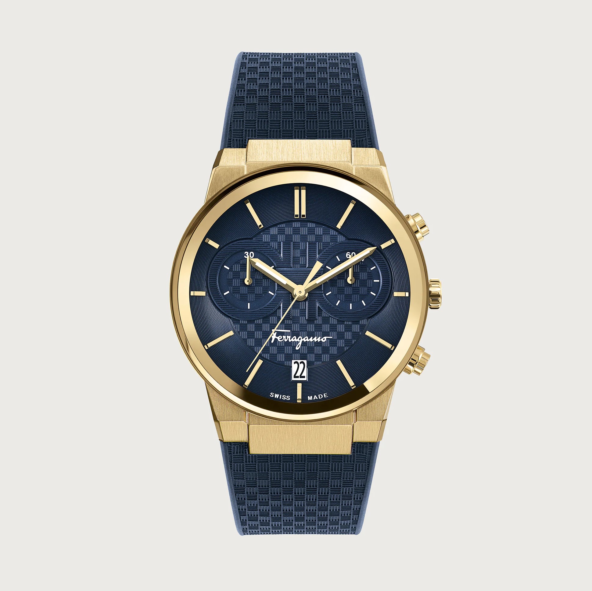 Salvatore Ferragamo Sapphire Chrono Watch SFME00221 - Đồng Hồ Nam ...
