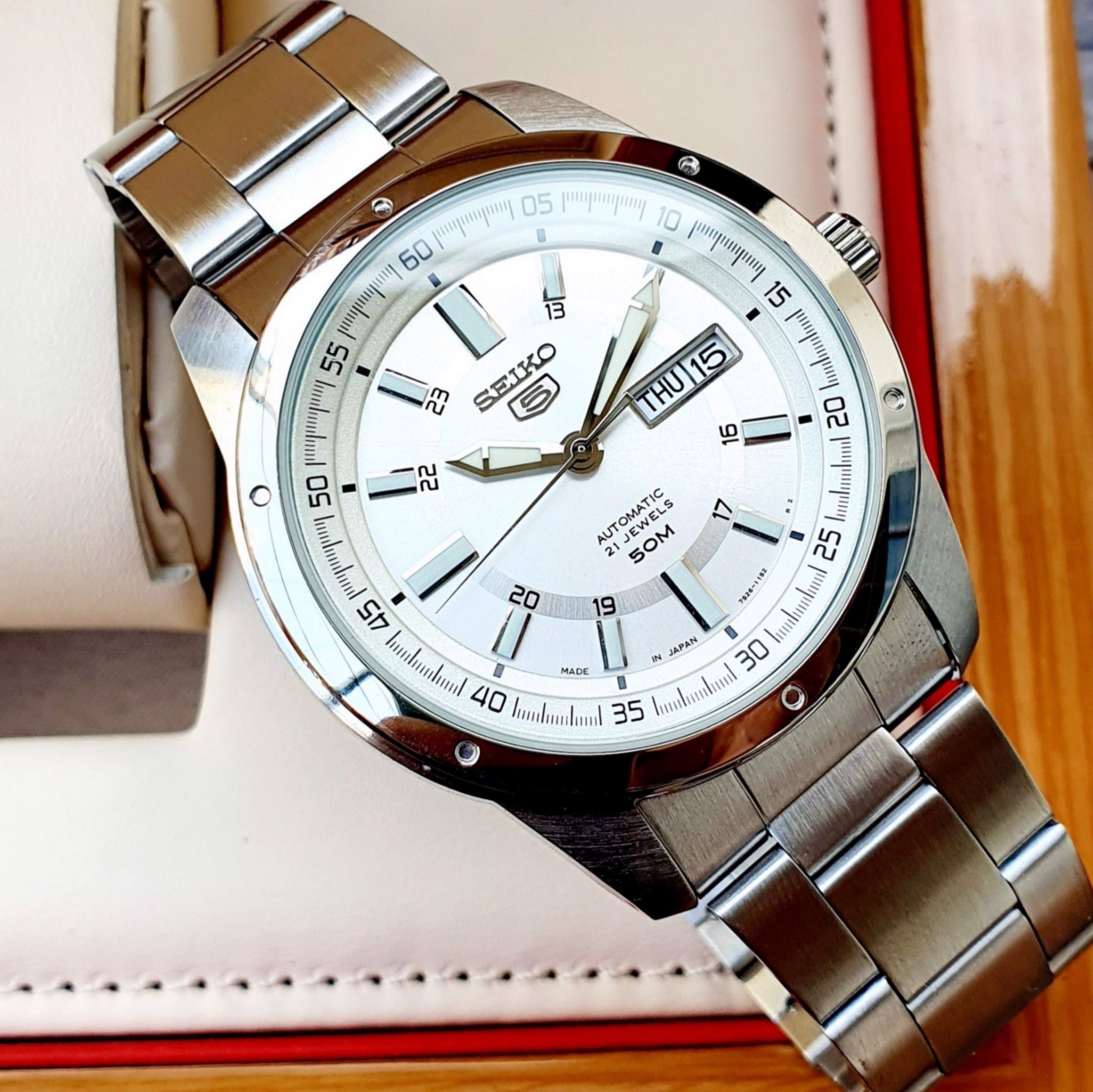 Seiko 5 SNKN09J1 ( SNKN09 ) - Nội Địa Nhật – PhongWatch