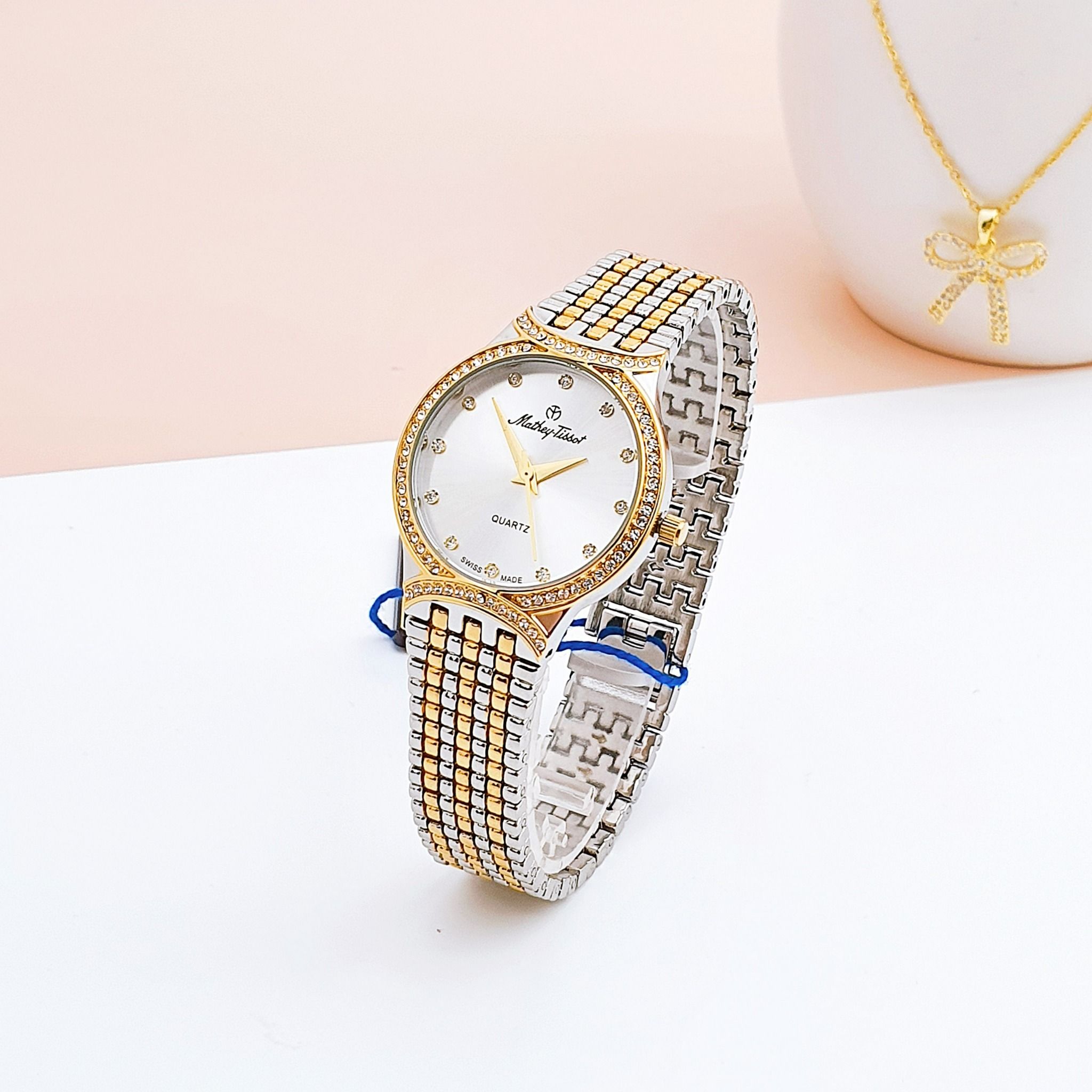 Mathey Tissot Quartz D2681BI - Đồng Hồ Nữ - Chính Hãng Giá Tốt – PhongWatch
