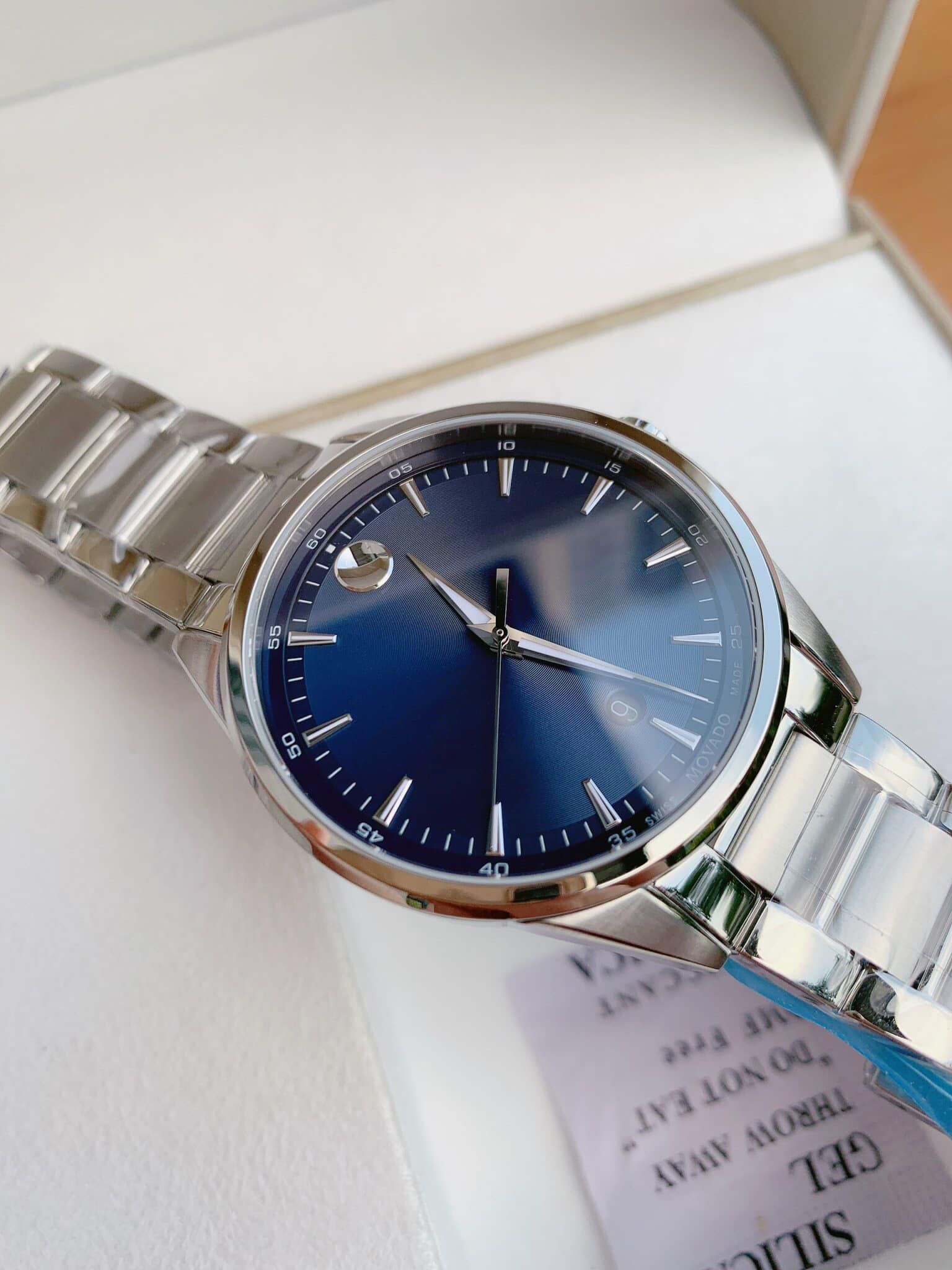 Movado Stratus Blue 0607244 – PhongWatch