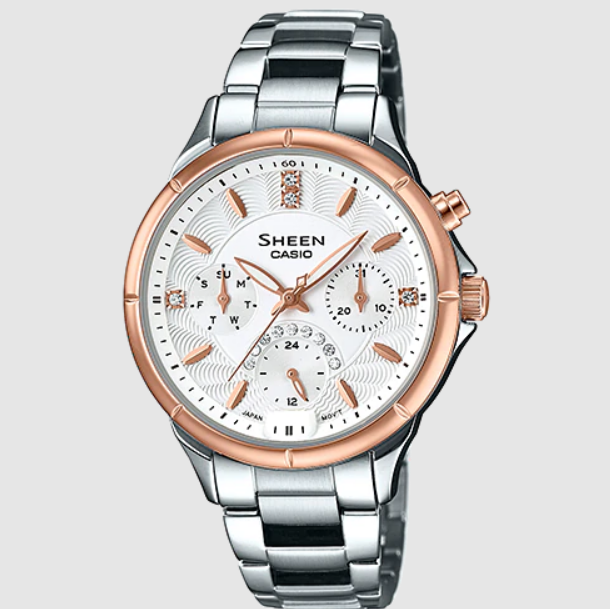 Casio Sheen Quartz SHE-3047SG-7A Women Watch ( SHE3047SG7A ) - Đồng Hồ ...