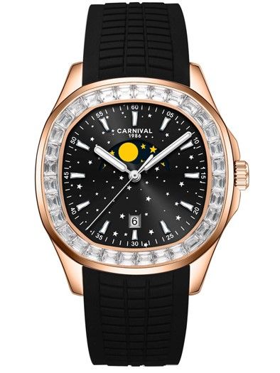 Carnival Quartz Moonphase 8125G-VH-DCS-D ( 8125G ) - Đồng Hồ Nam – PhongWatch