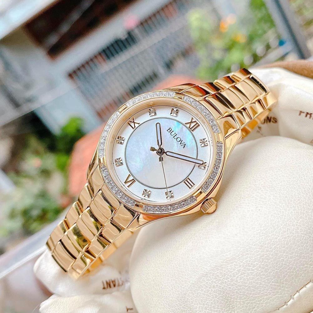 Bulova Quartz 98L256 - Đồng Hồ Nữ - Chính Hãng Giá Tốt – PhongWatch