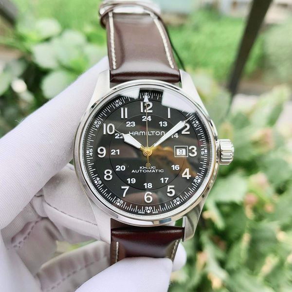 Hamilton Khaki Officers Automatic H70625533 44mm - Đồng Hồ Nam – PhongWatch