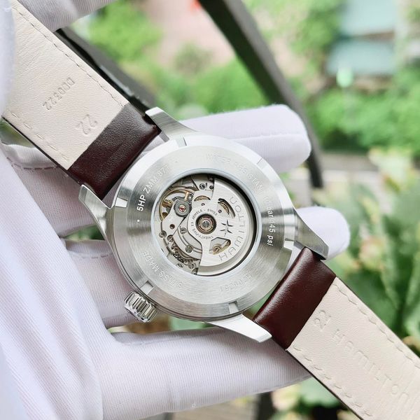 Hamilton Khaki Officers Automatic H70625533 44mm - Đồng Hồ Nam – PhongWatch