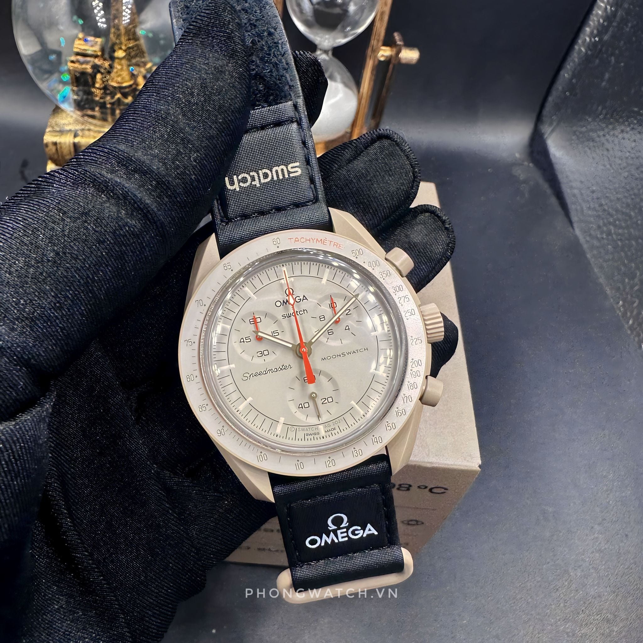 Omega x Swatch Bioceramic Moonswatch Mission to Jupiter SO33C100 ...