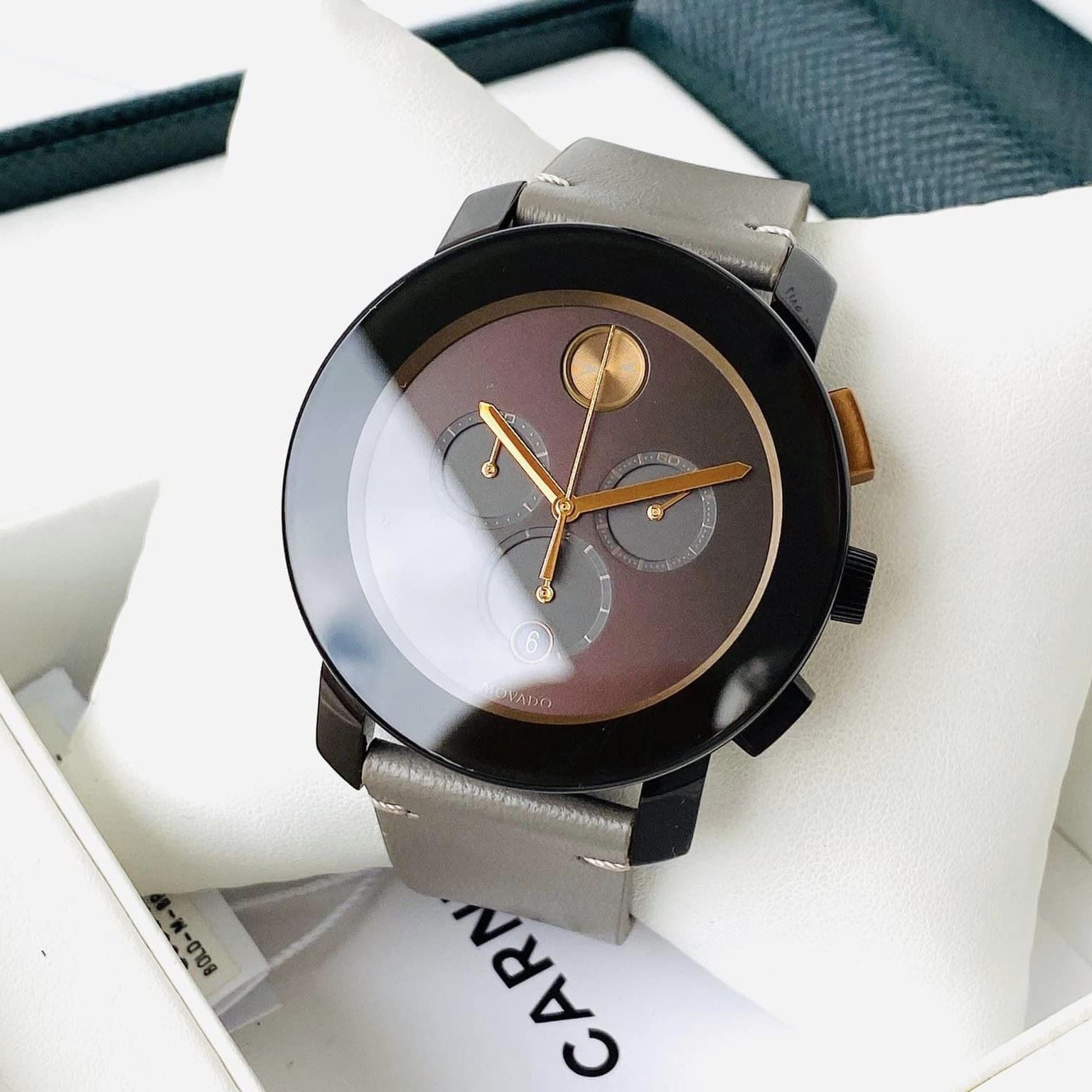 Modavo Quartz 3600445 Bold Brown Sunray Dial Chronograph -Đồng Hồ Nam ...