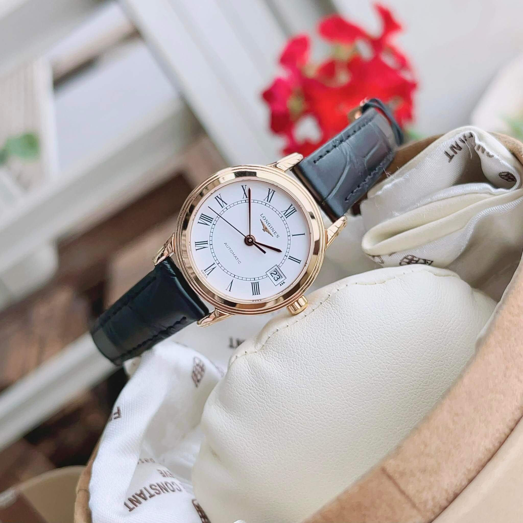 Longines Flagship L4.274.8.21.2 ( L42748212 ) 26mm - Đồng Hồ Nữ – PhongWatch