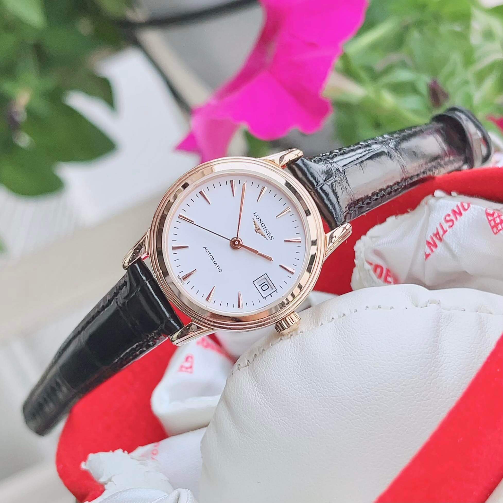 Longines Flagship L4.274.8.22.2 ( L42748222 ) 26mm - Đồng Hồ Nữ ...