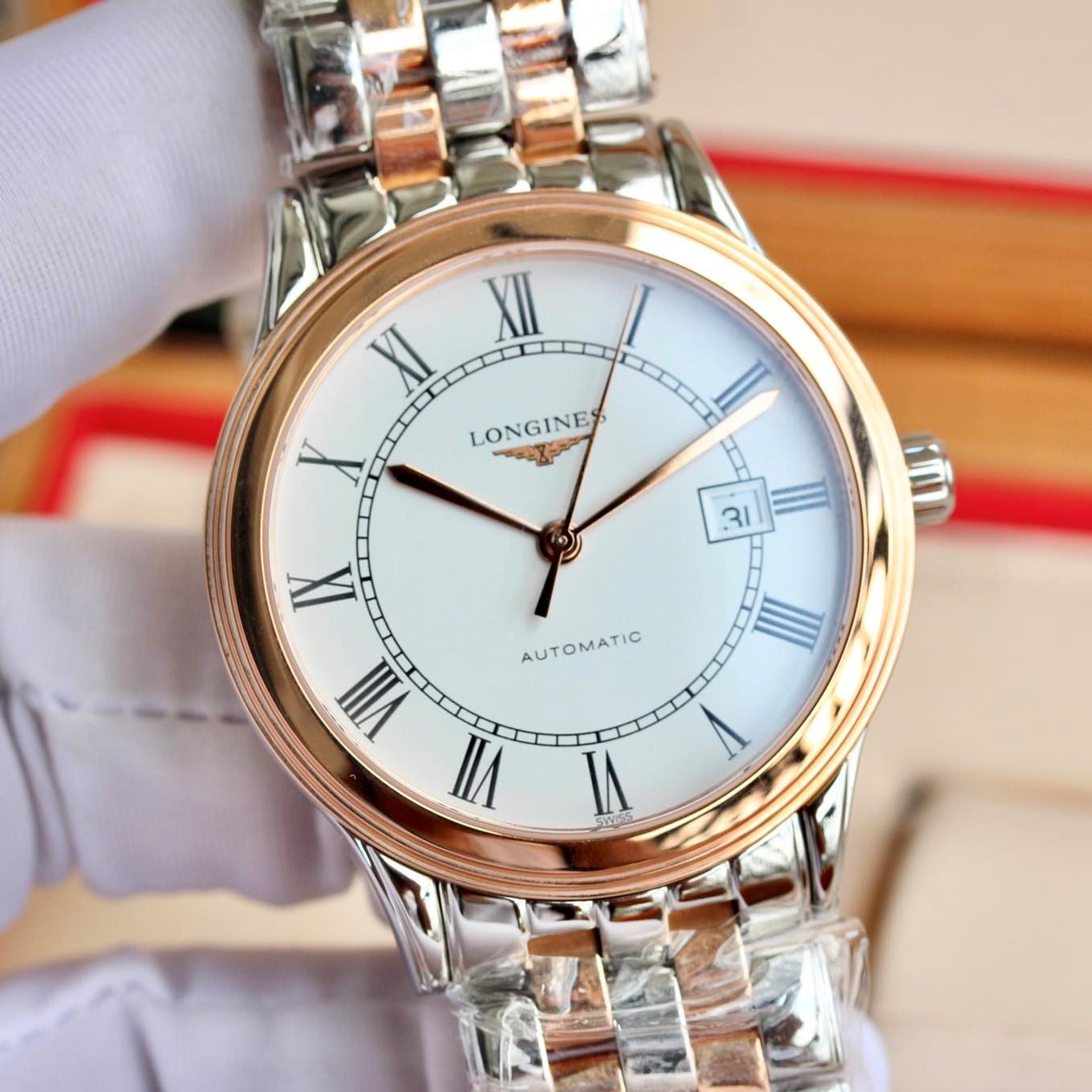 Longines Flagship L4.984.3.91.7 ( L49843917 ) 40mm - Đồng Hồ Nam ...