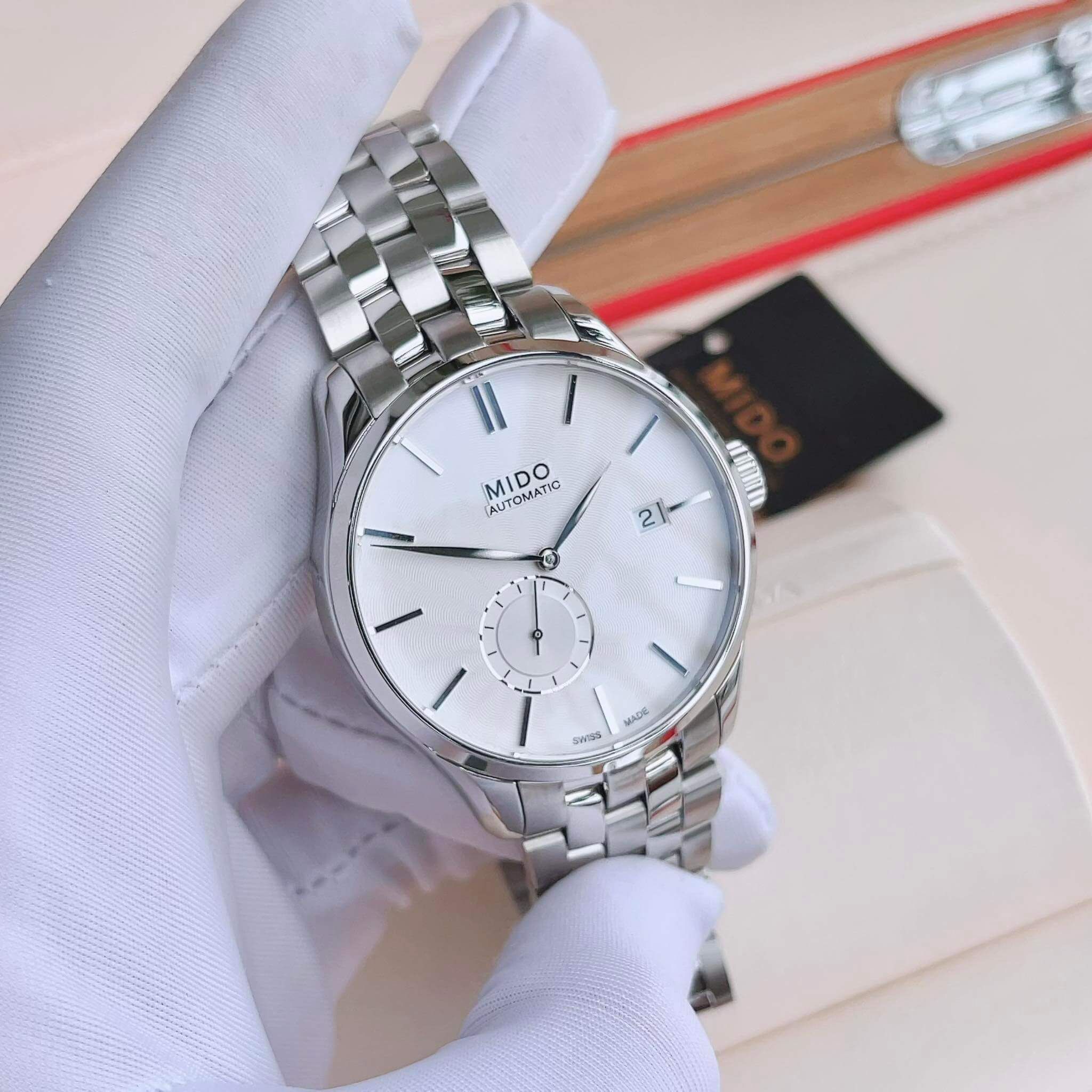 Mido Belluna II Small Second M024.428.11.031.00 ( M0244281103100 ...