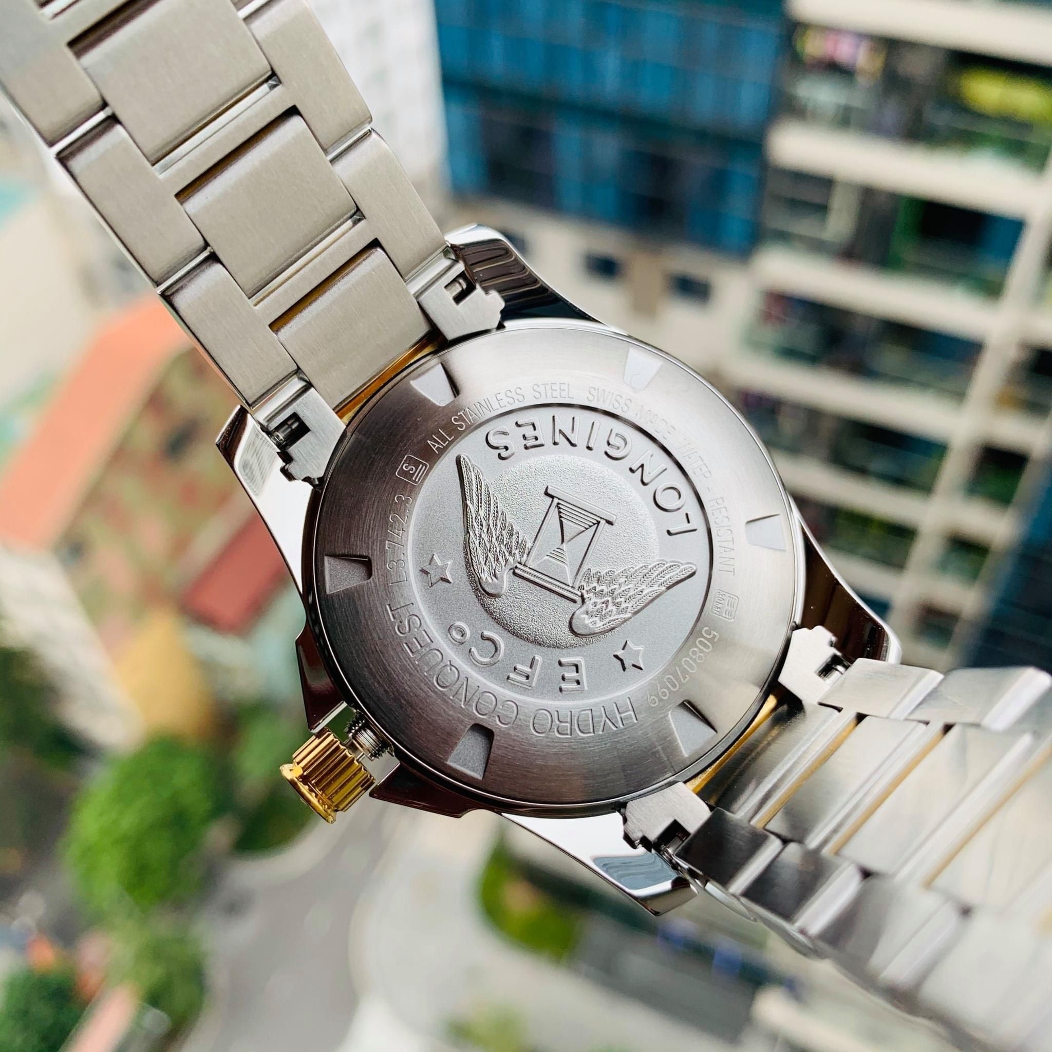 Longines HydroConquest Demi-Blue L3.742.3.96.7 ( L37423967 ) – PhongWatch