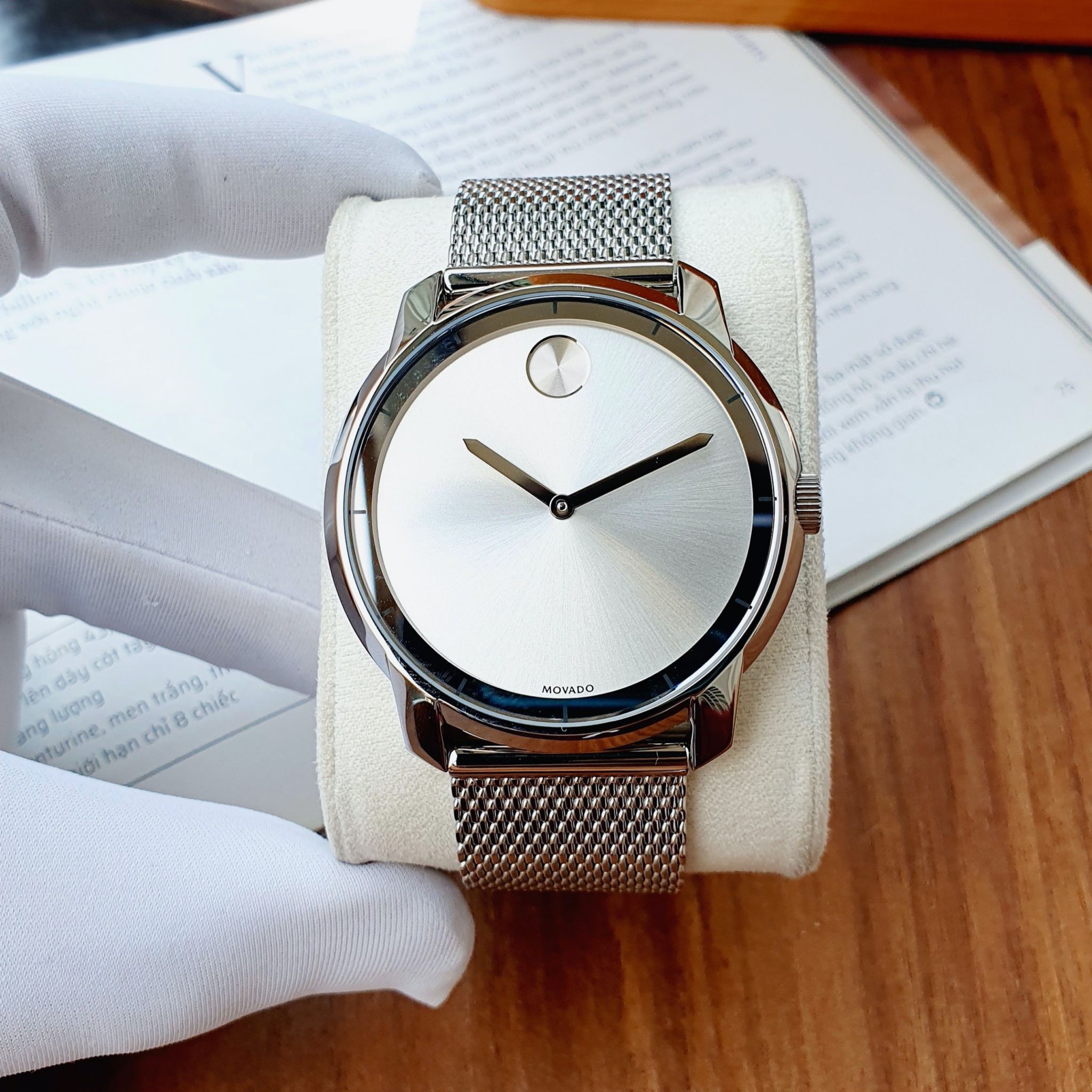 Movado 3600260 Bold Silver Dial Mesh - Đồng Hồ Nam – PhongWatch