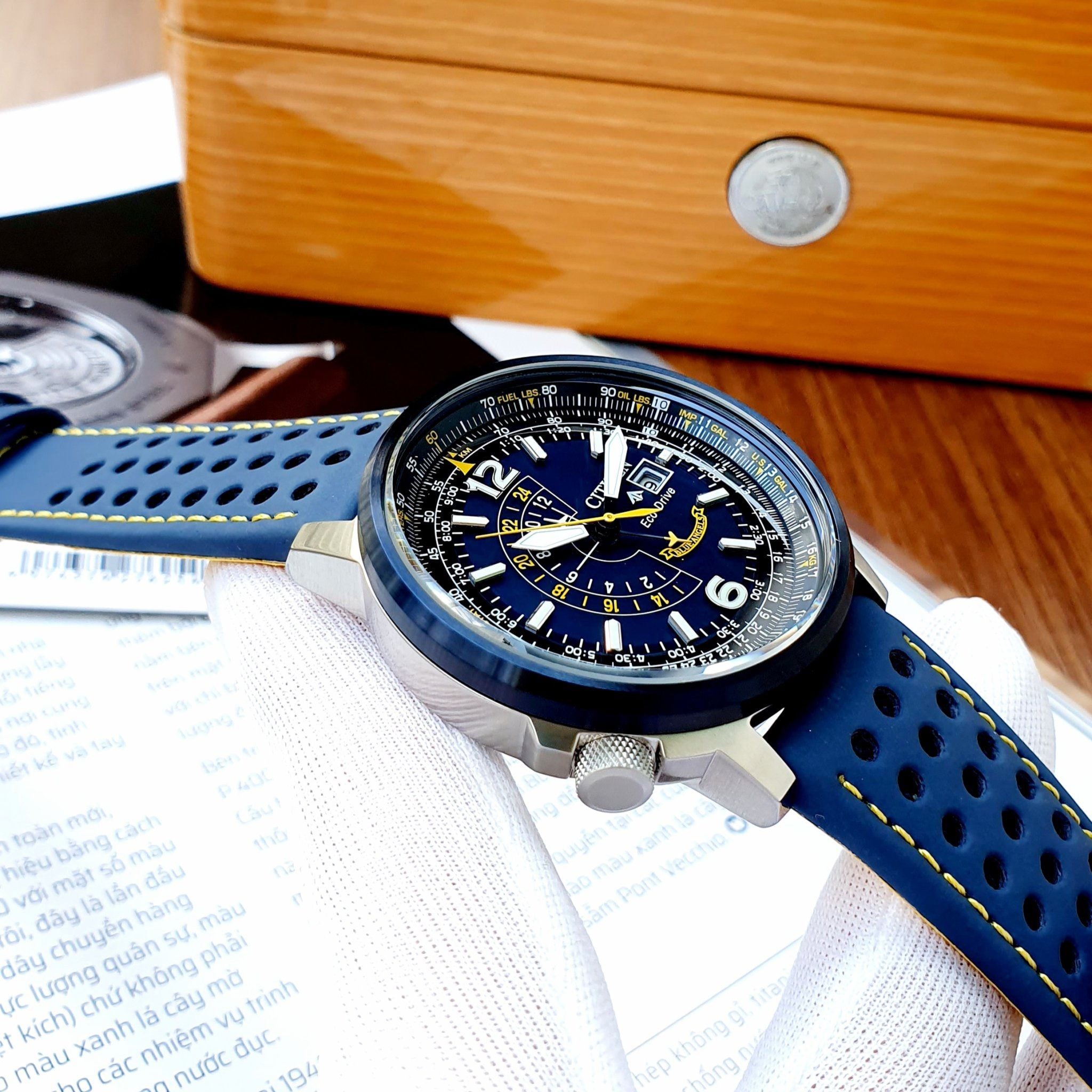 Citizen Eco-Drive BJ7007-02L Promaster Sky Blue Angels - Đồng Hồ Nam ...