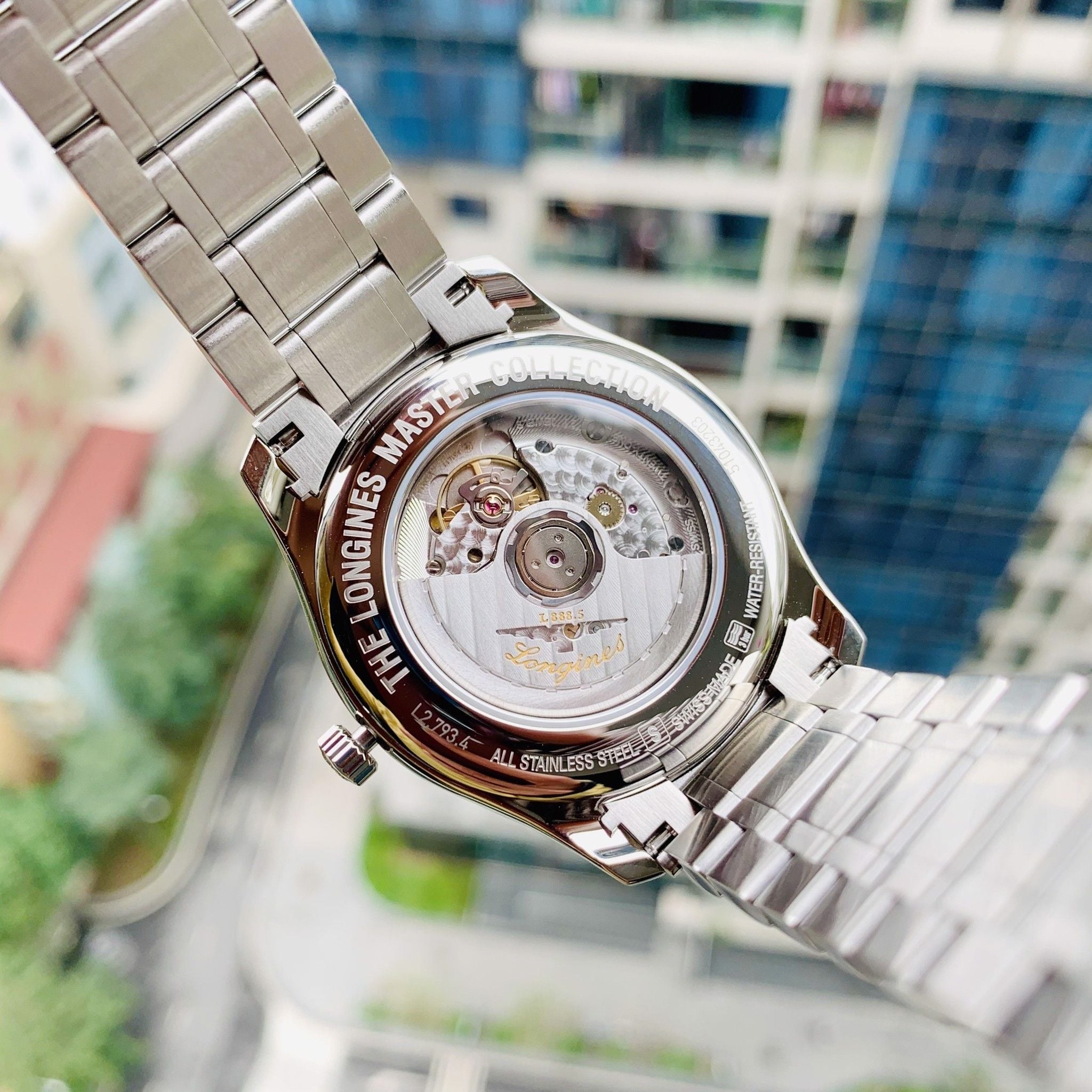 Longines Master Collection Diamond Blue - L2.793.4.97.6 - Đồng Hồ Nam ...