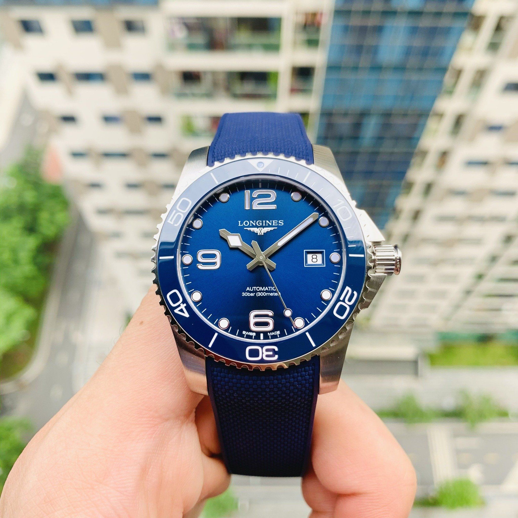 Longines Hydro Conquest Ceramic Blue - L37814969 - Chính Hãng Giá Tốt ...