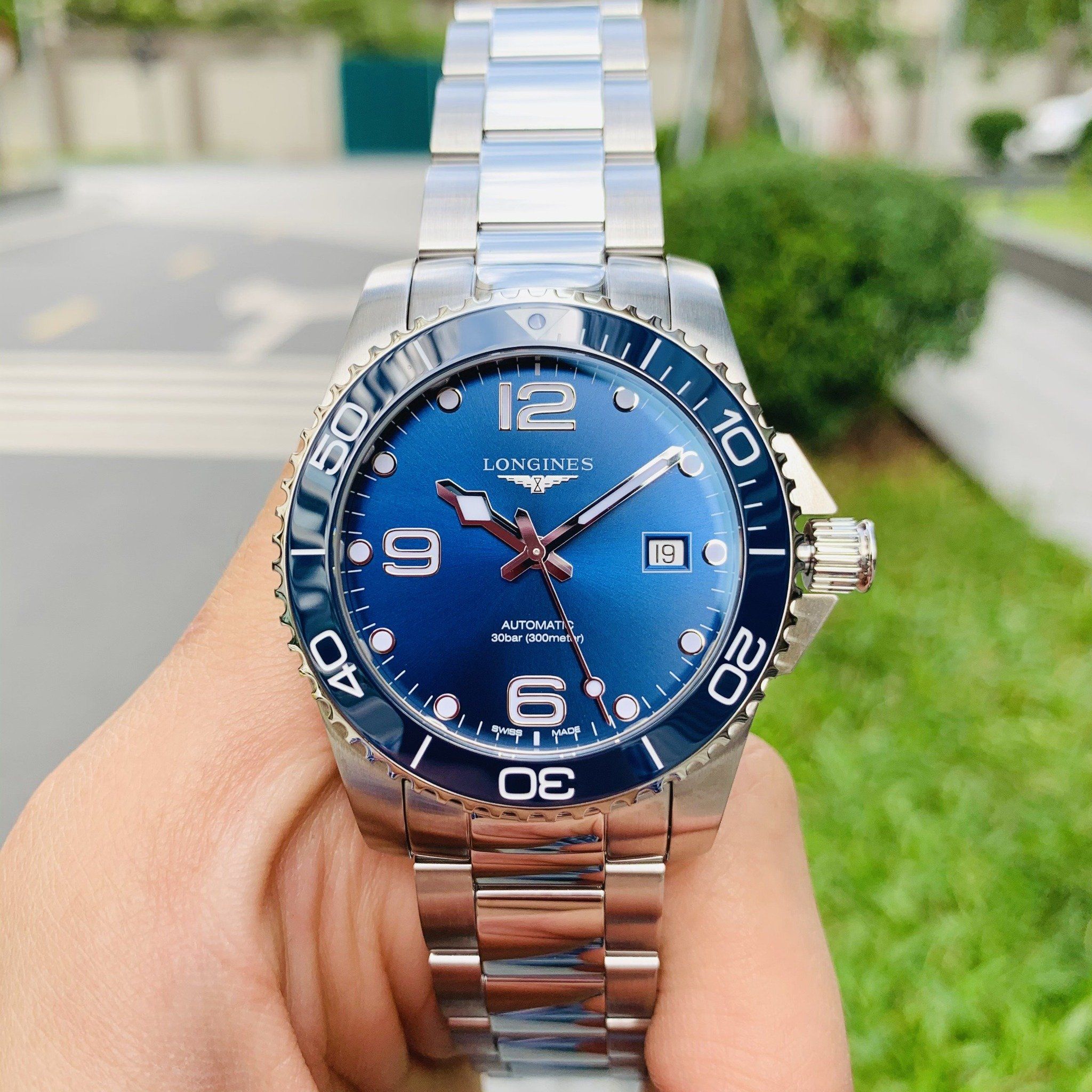 Longines Hydro Conquest Ceramic Blue 41MM L3.781.4.96.6 ( L37814966 ) – PhongWatch
