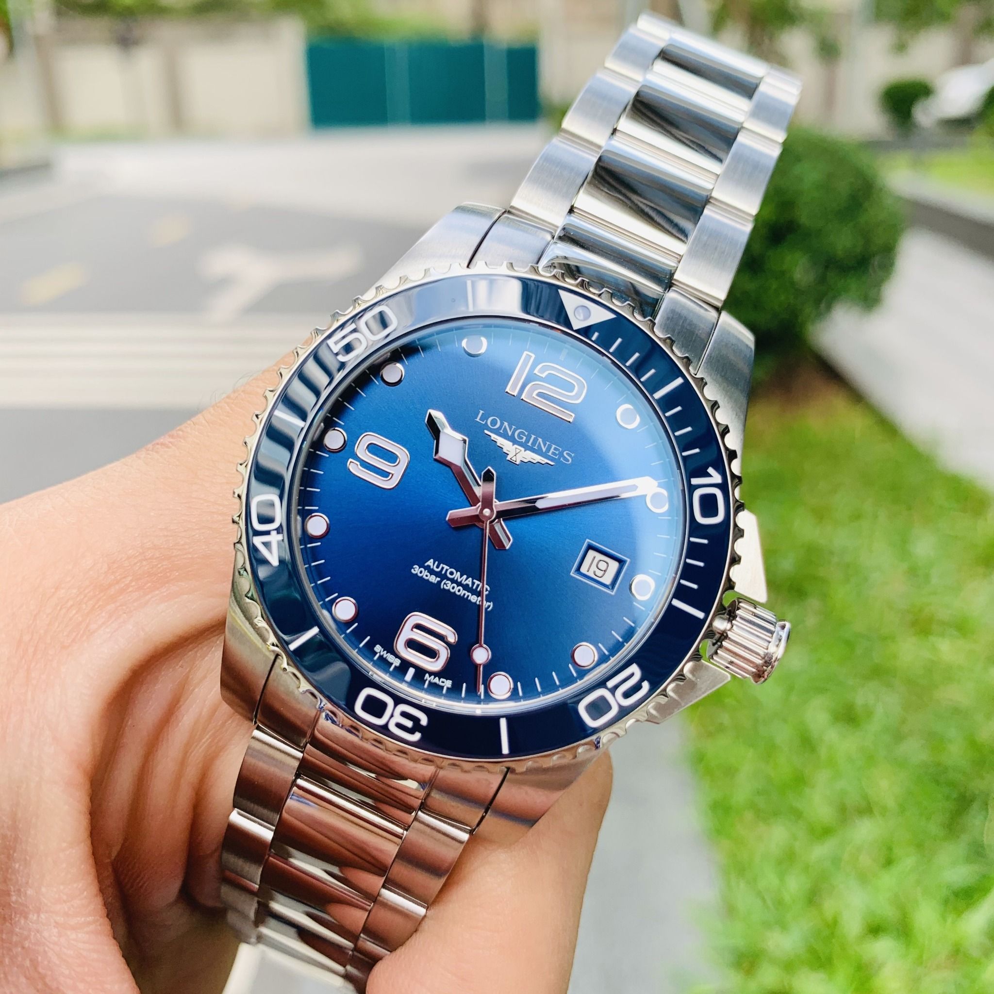 Longines Hydro Conquest Ceramic Blue 41MM L3.781.4.96.6 ( L37814966 ) – PhongWatch