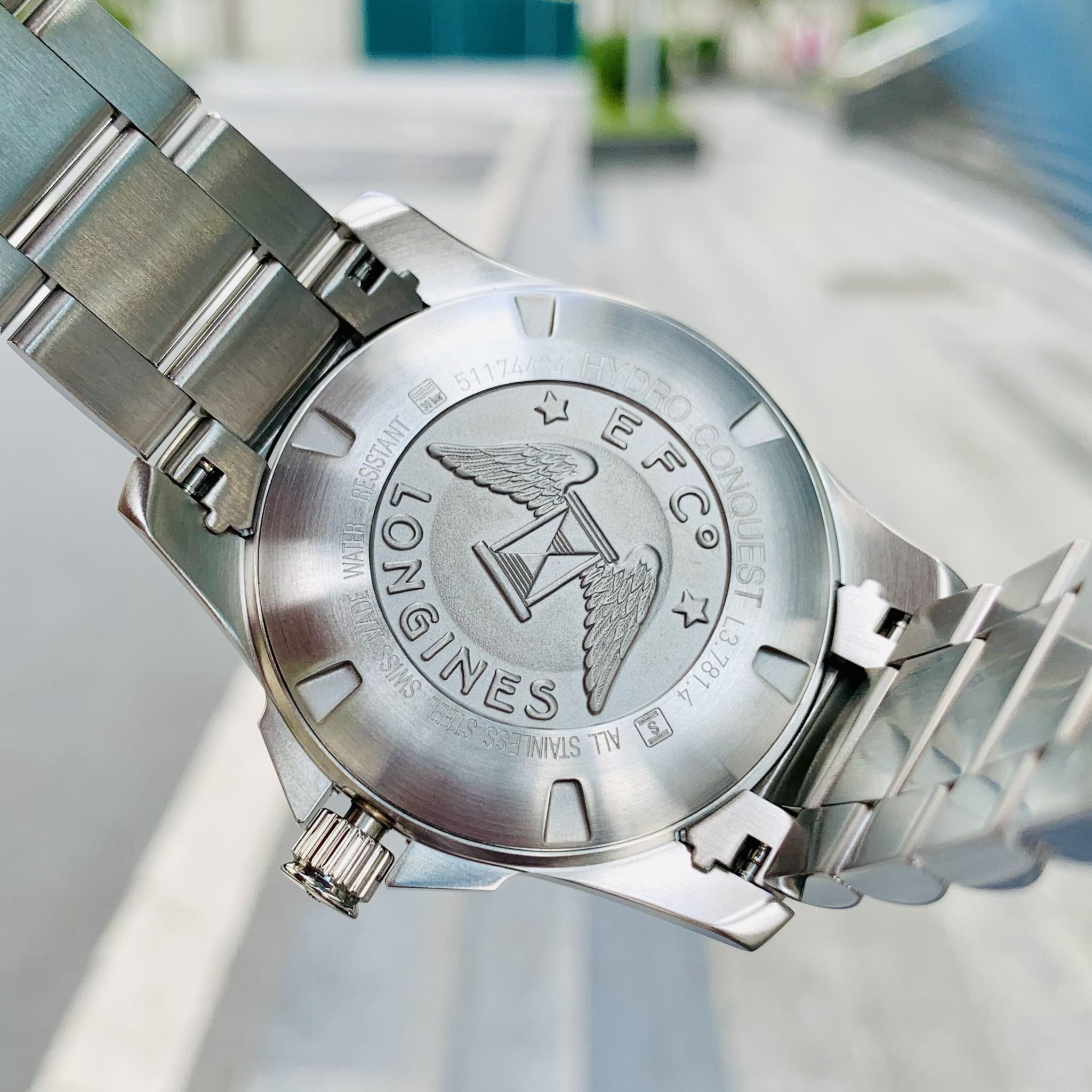 Longines Hydro Conquest Ceramic Blue 41MM L3.781.4.96.6 ( L37814966 ) – PhongWatch