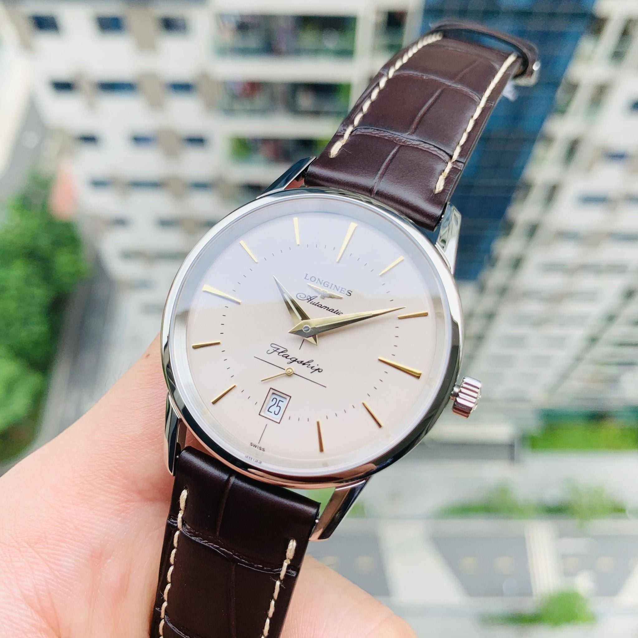 Longines Heritage Flagship - L4.795.4.78.2 ( L47954782 ) - Đồng Hồ Nam ...