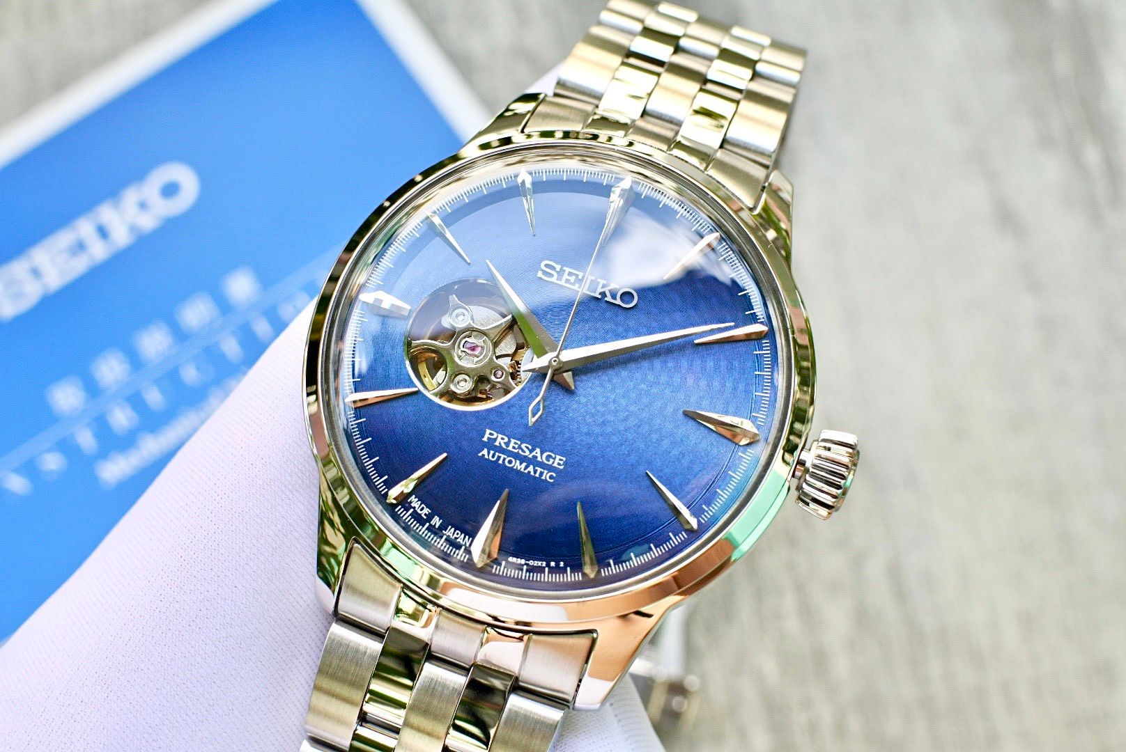 Seiko Presage Cocktail Acapulco Blue SSA439J1 - Đồng Hồ Nam – PhongWatch