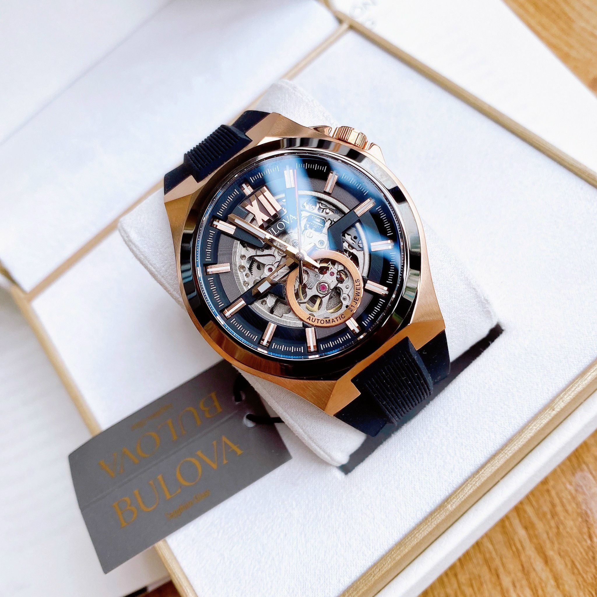 Bulova Automatic 98A177 - Đồng Hồ Nam - Chính Hãng Giá Tốt – PhongWatch