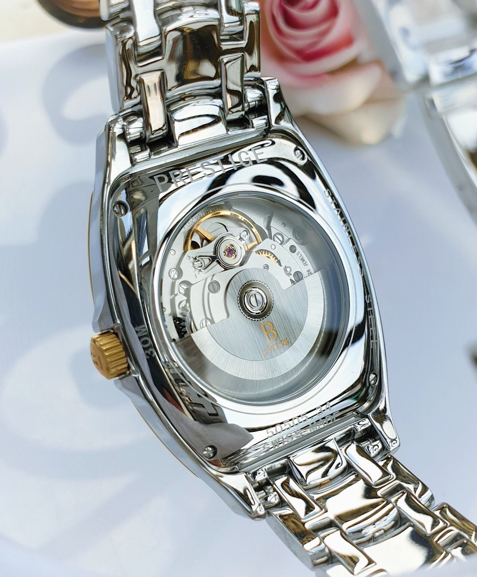 B Swiss by Bucherer Prestige Automatic 00.50505.34.16.21 0050505341621 ...