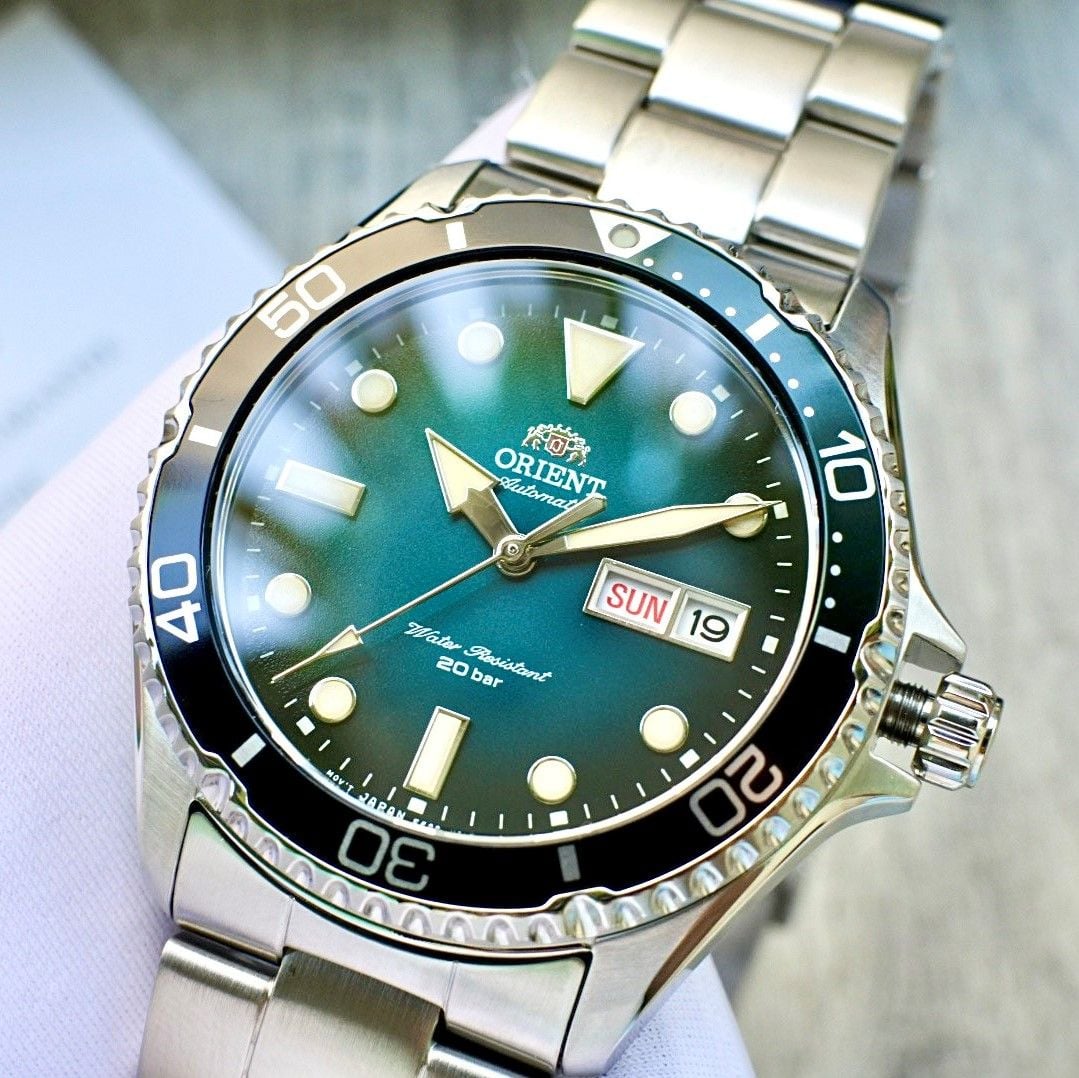 Orient New Mako 4 Kamasu Green RA-AA0811E19B ( RA-AA0811E ) - Chính Hã ...