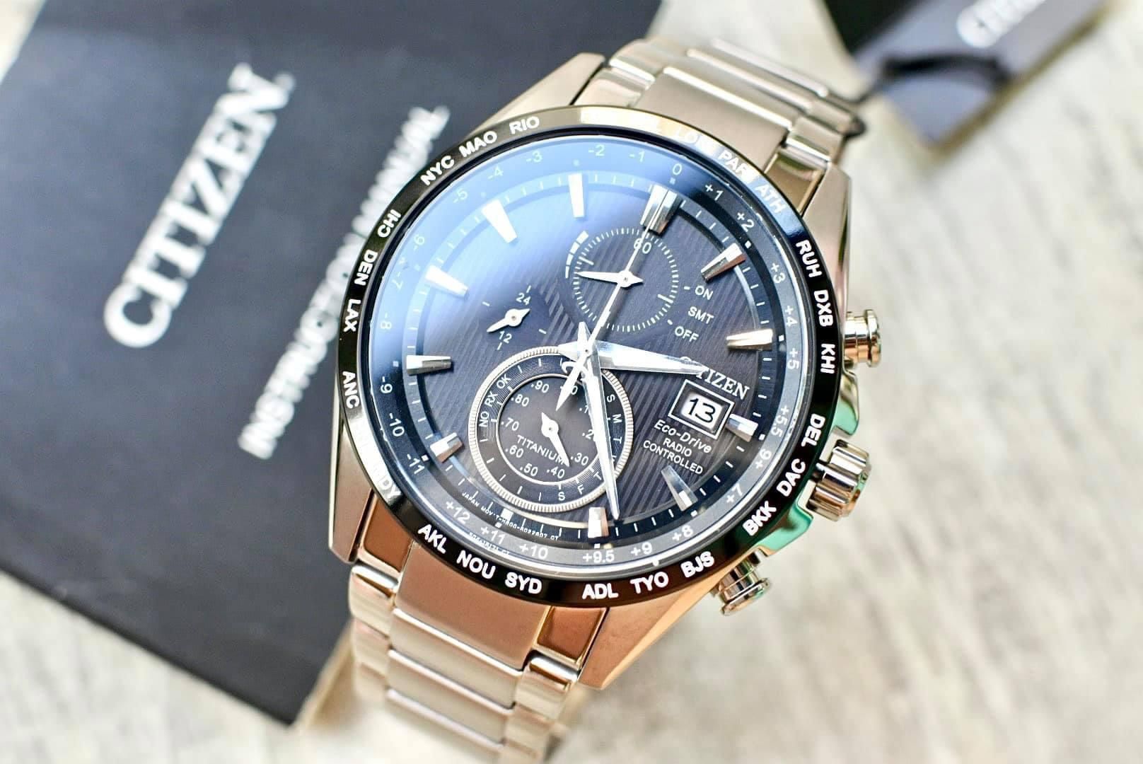 Citizen Eco-Drive Radio Controlled Super Titanium AT8154-82E – PhongWatch