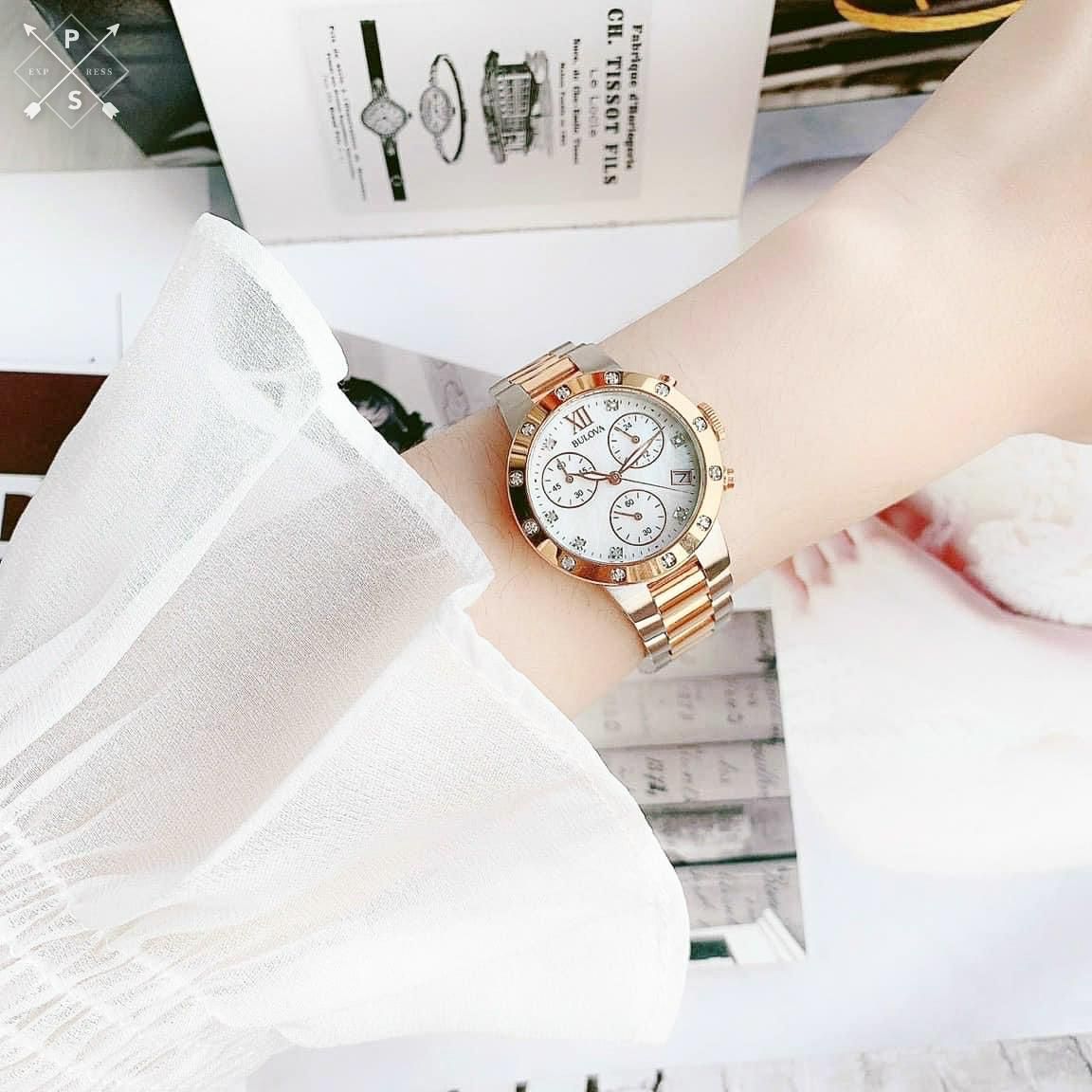 Bulova Quartz 98R210 Diamonds ( Nữ ) – PhongWatch