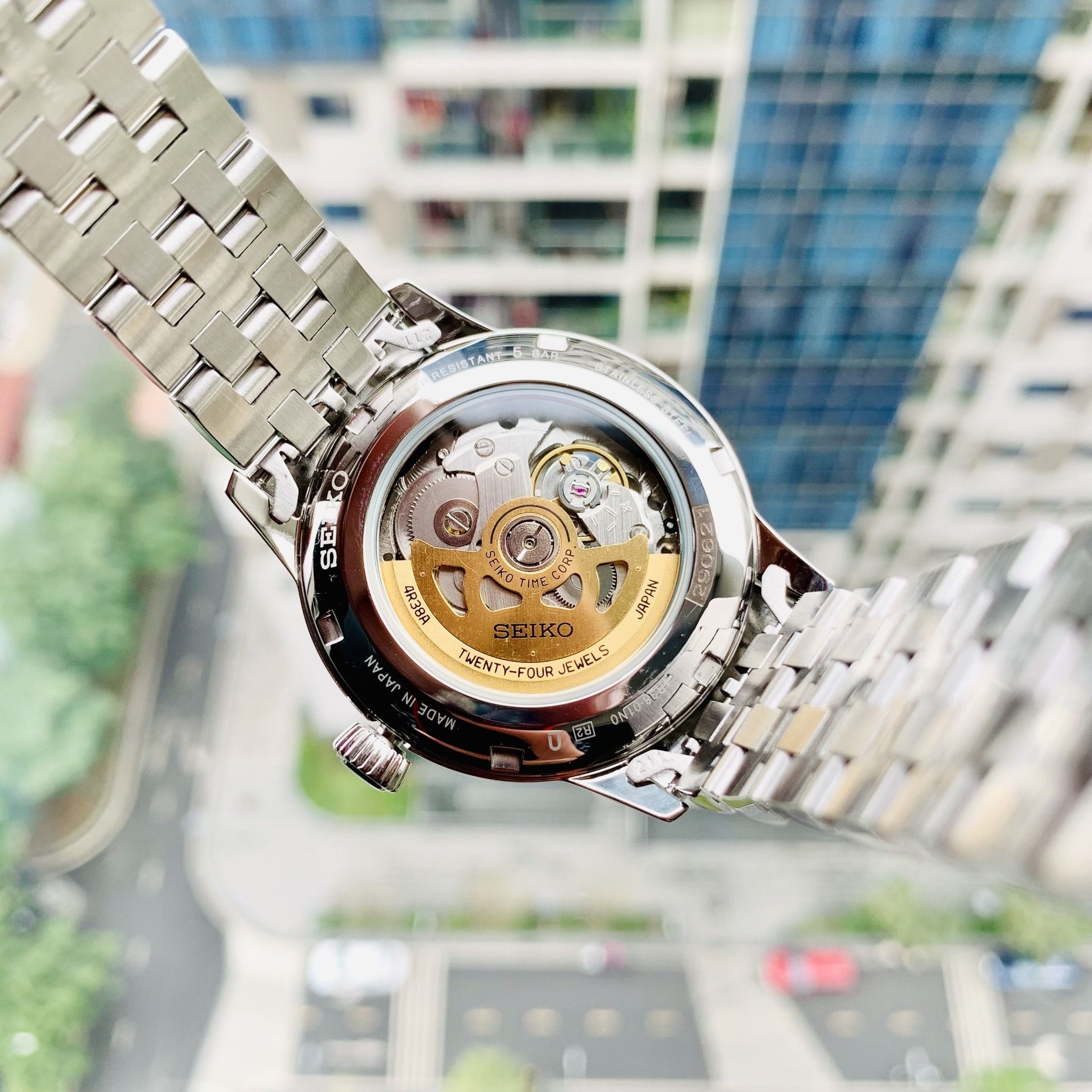 Seiko Presage Cocktail Acapulco Blue SSA439J1 - Đồng Hồ Nam – PhongWatch