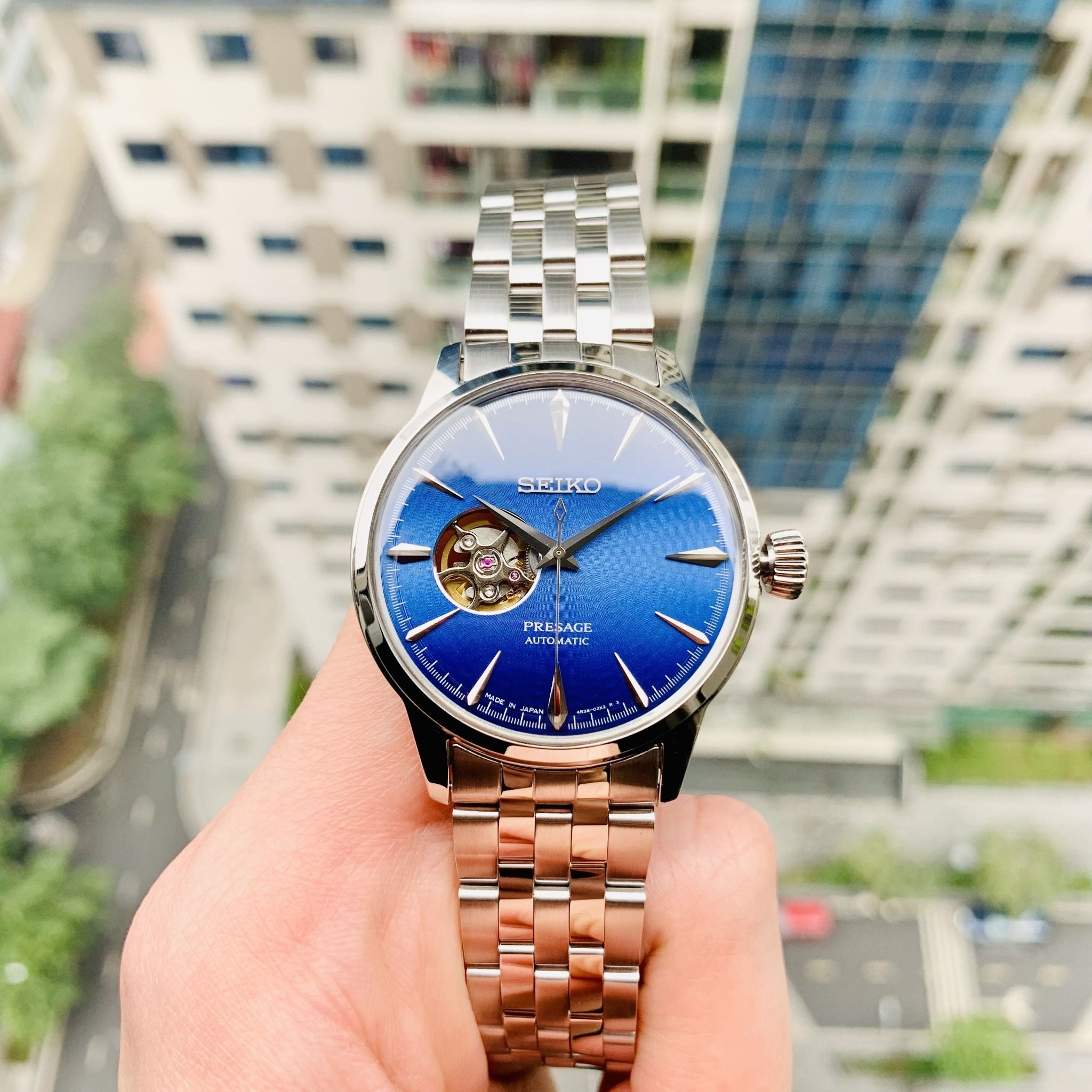 Seiko Presage Cocktail Acapulco Blue SSA439J1 - Đồng Hồ Nam – PhongWatch