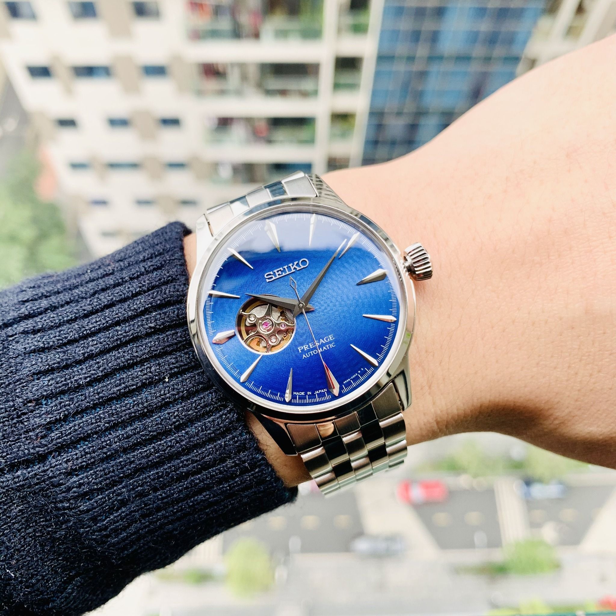 Seiko Presage Cocktail Acapulco Blue SSA439J1 - Đồng Hồ Nam – PhongWatch