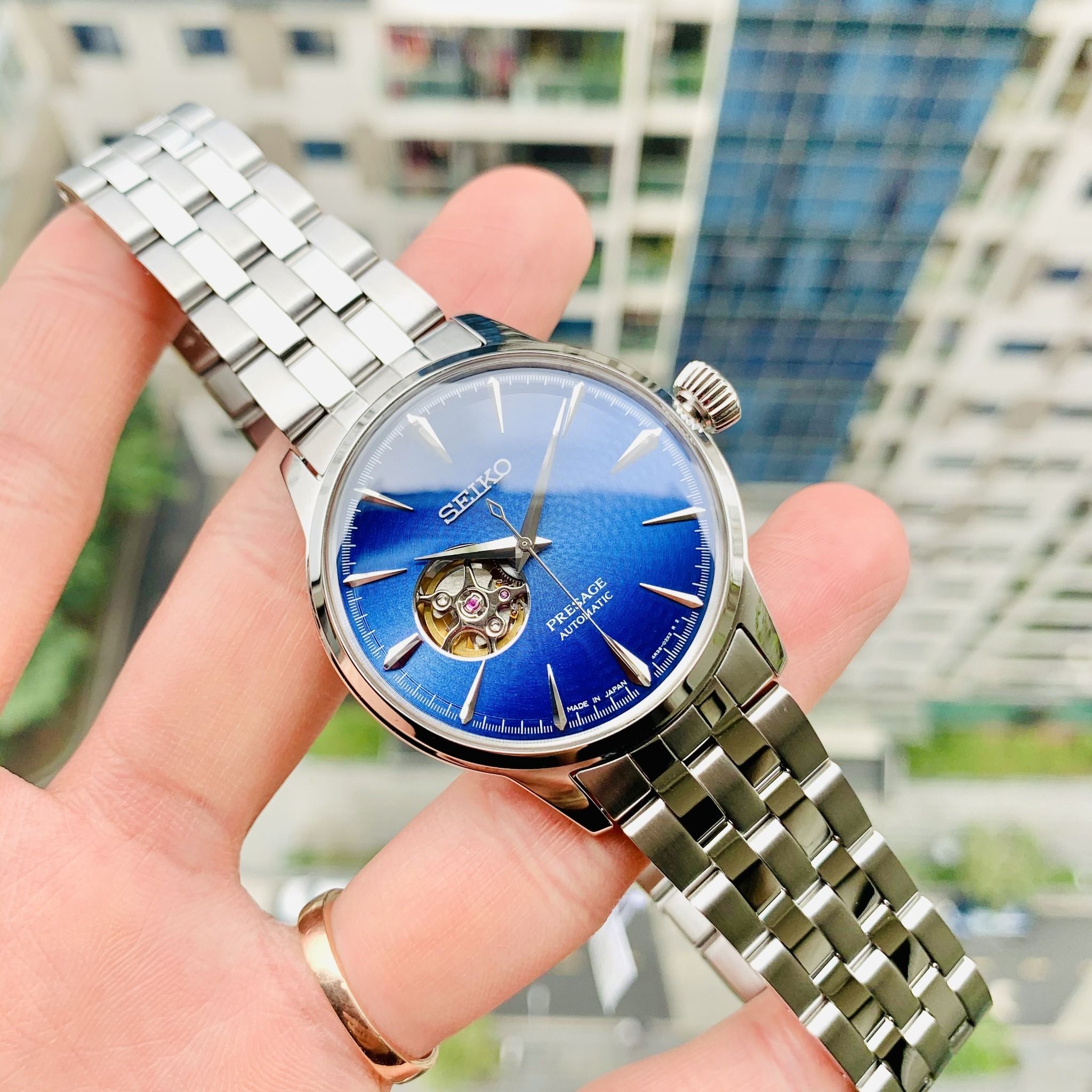 Seiko Presage Cocktail Acapulco Blue SSA439J1 - Đồng Hồ Nam – PhongWatch