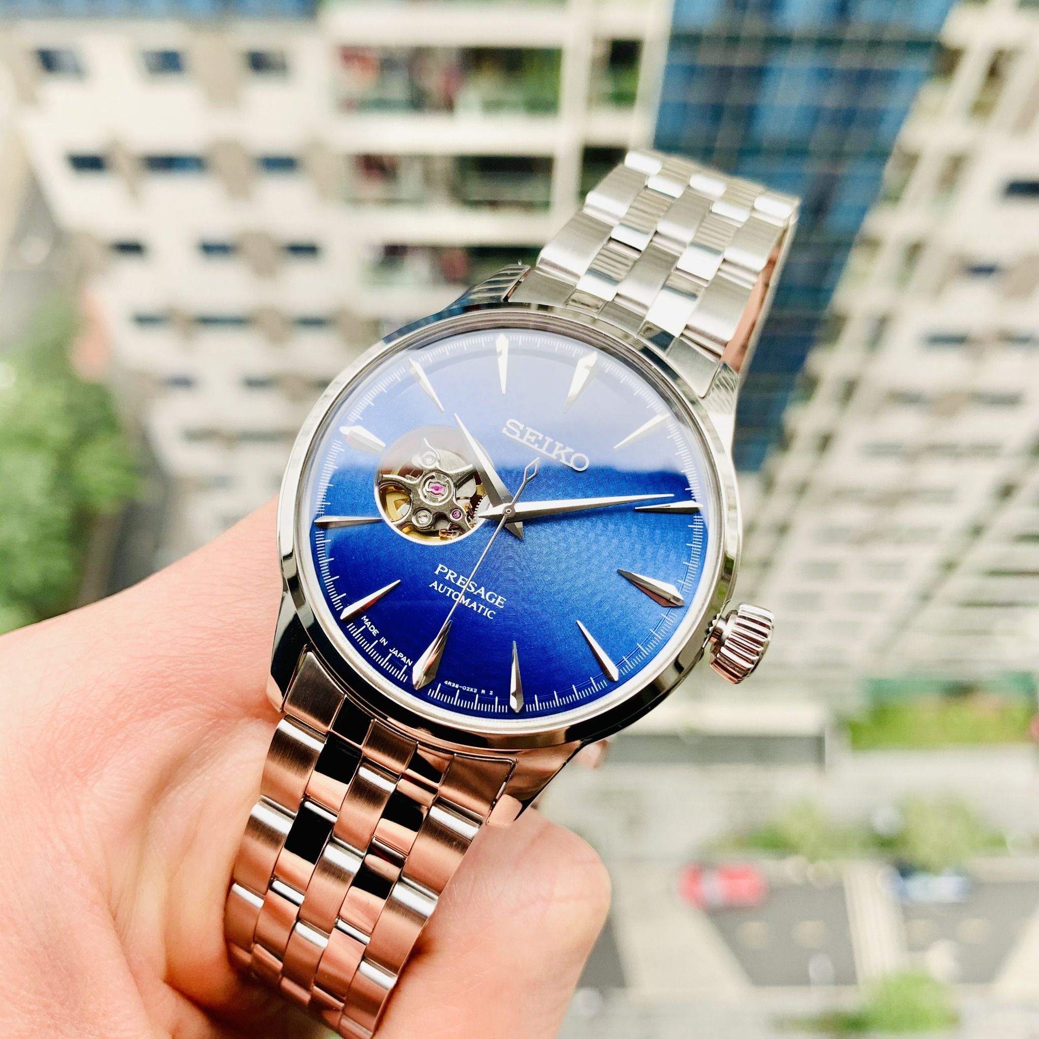 Seiko Presage Cocktail Acapulco Blue SSA439J1 - Đồng Hồ Nam – PhongWatch