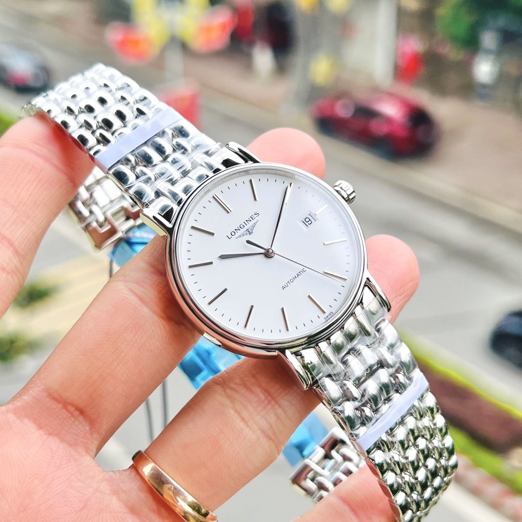 Longines Presence Automatic White - L4.921.4.12.6 ( L49214126 ...