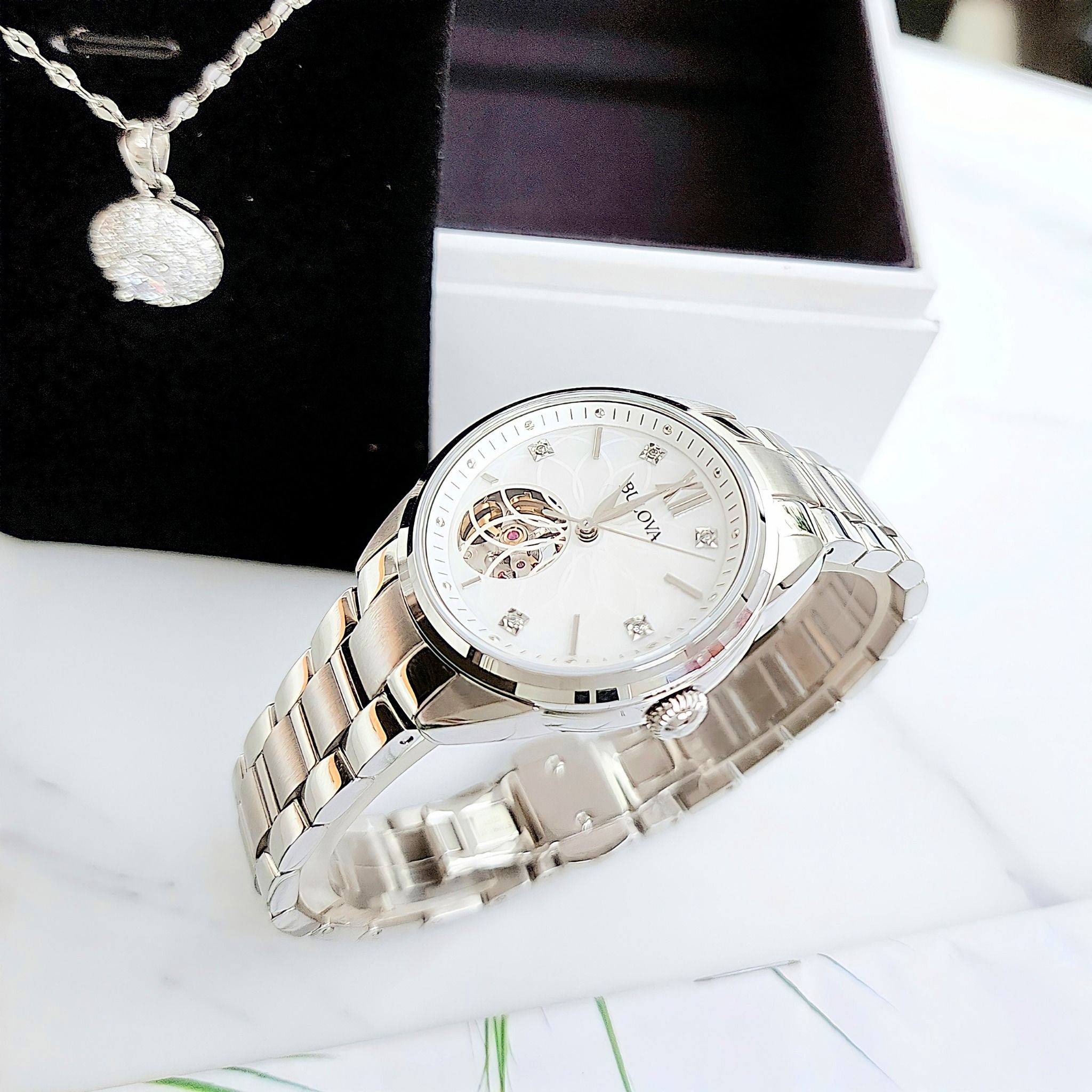 Bulova Automatic 96P181 - Đồng Hồ Nữ - Chính Hãng Giá Tốt – PhongWatch
