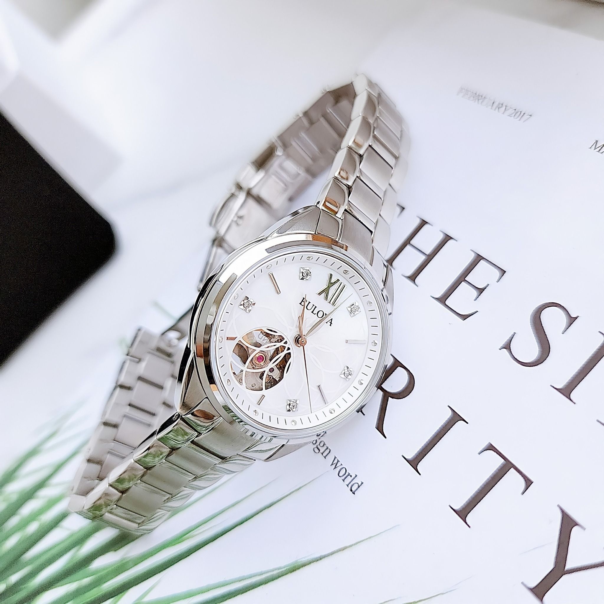 Bulova Automatic 96P181 - Đồng Hồ Nữ - Chính Hãng Giá Tốt – PhongWatch