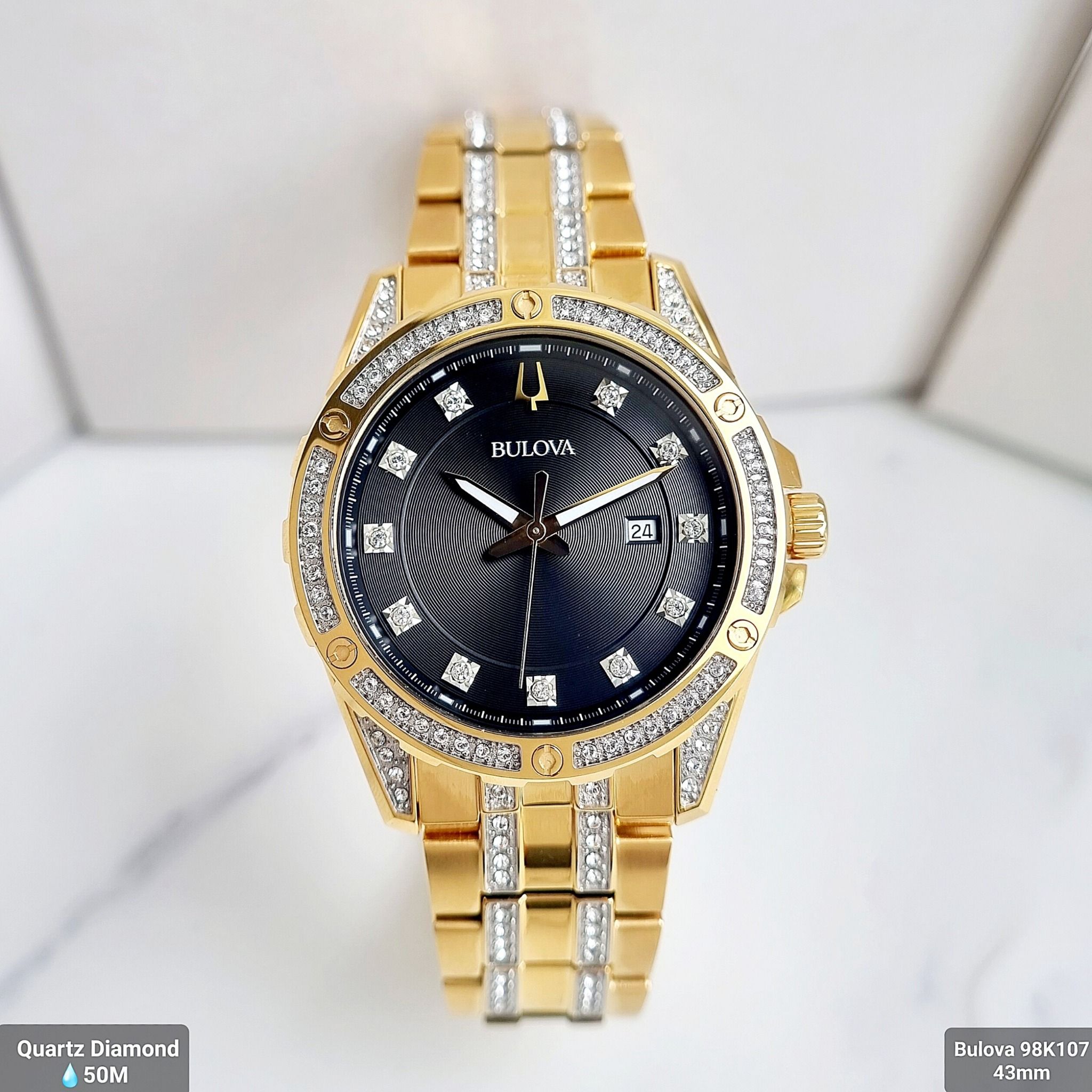 Bulova Quartz 98K107 - Đồng Hồ Nam – PhongWatch