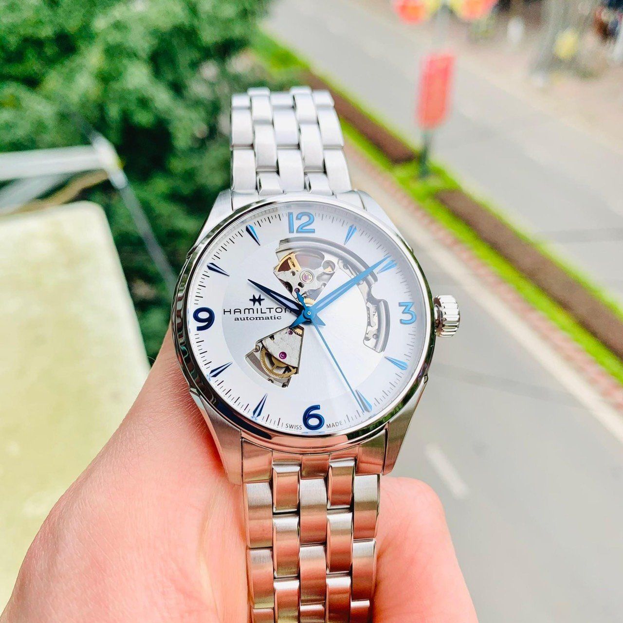 Hamilton OpenHeart 42mm White - H32705152 – PhongWatch