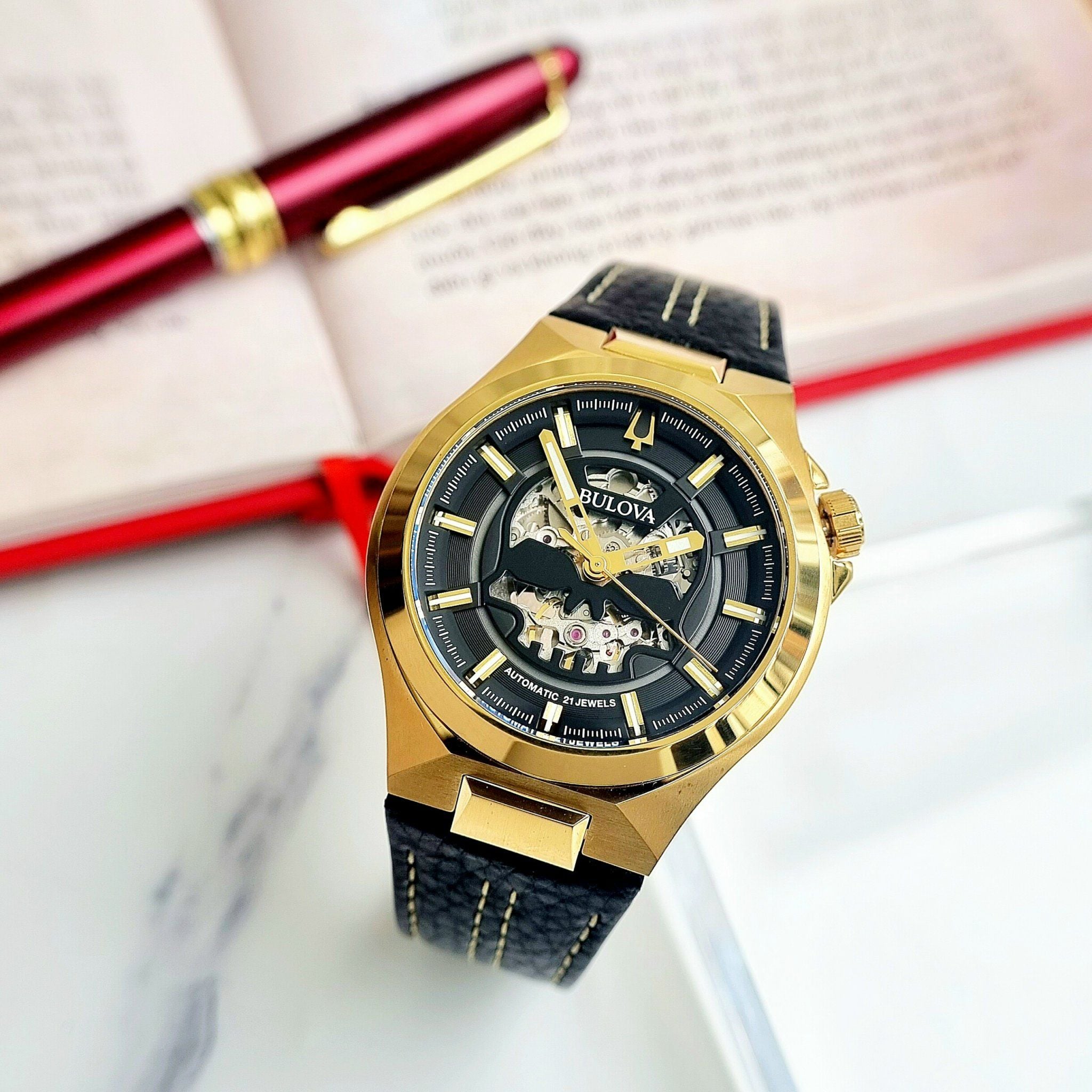 A - Bulova Maquina Automatic 97A148 - Đồng Hồ Nam - Chính Hãng Giá Tốt ...