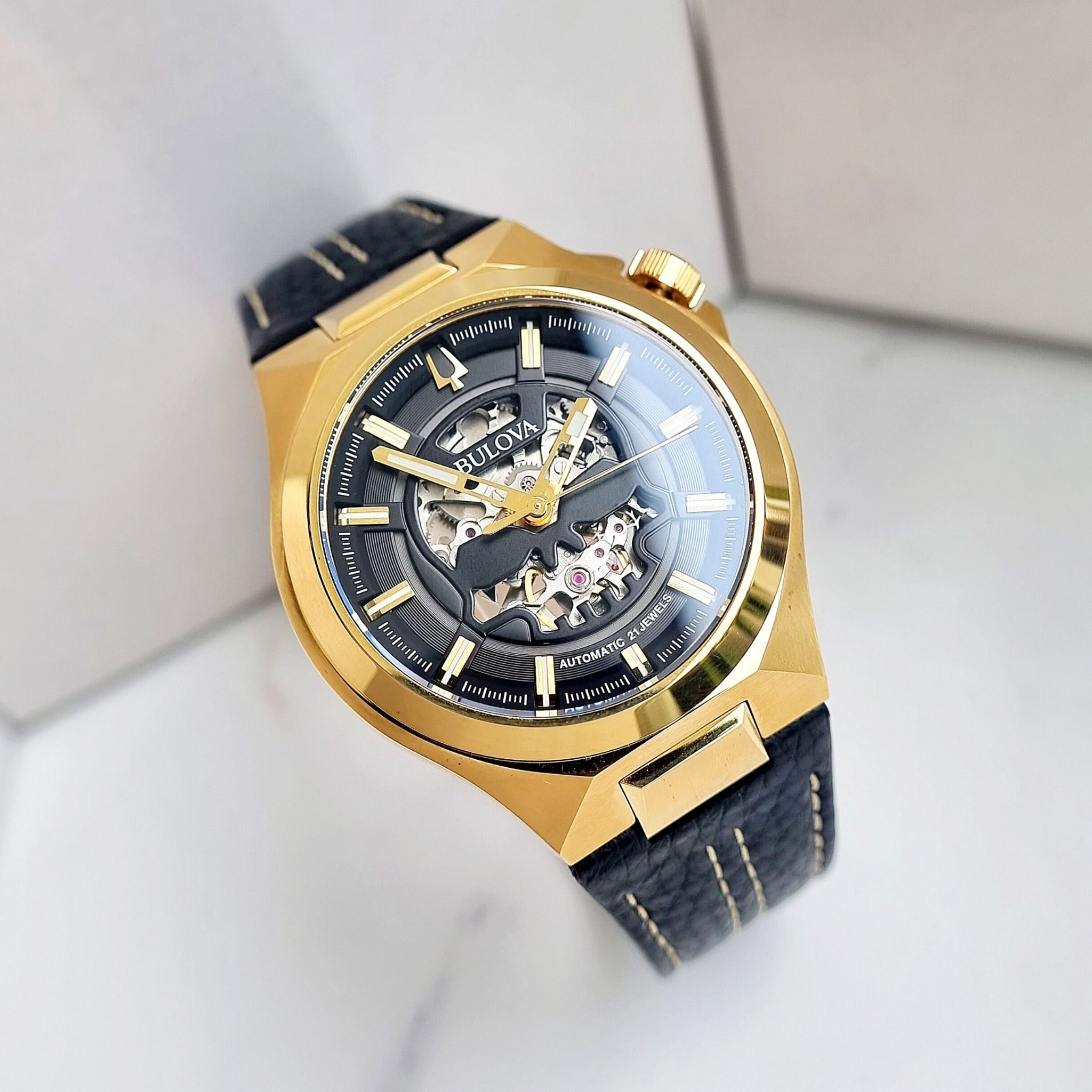 A - Bulova Maquina Automatic 97A148 - Đồng Hồ Nam - Chính Hãng Giá Tốt ...