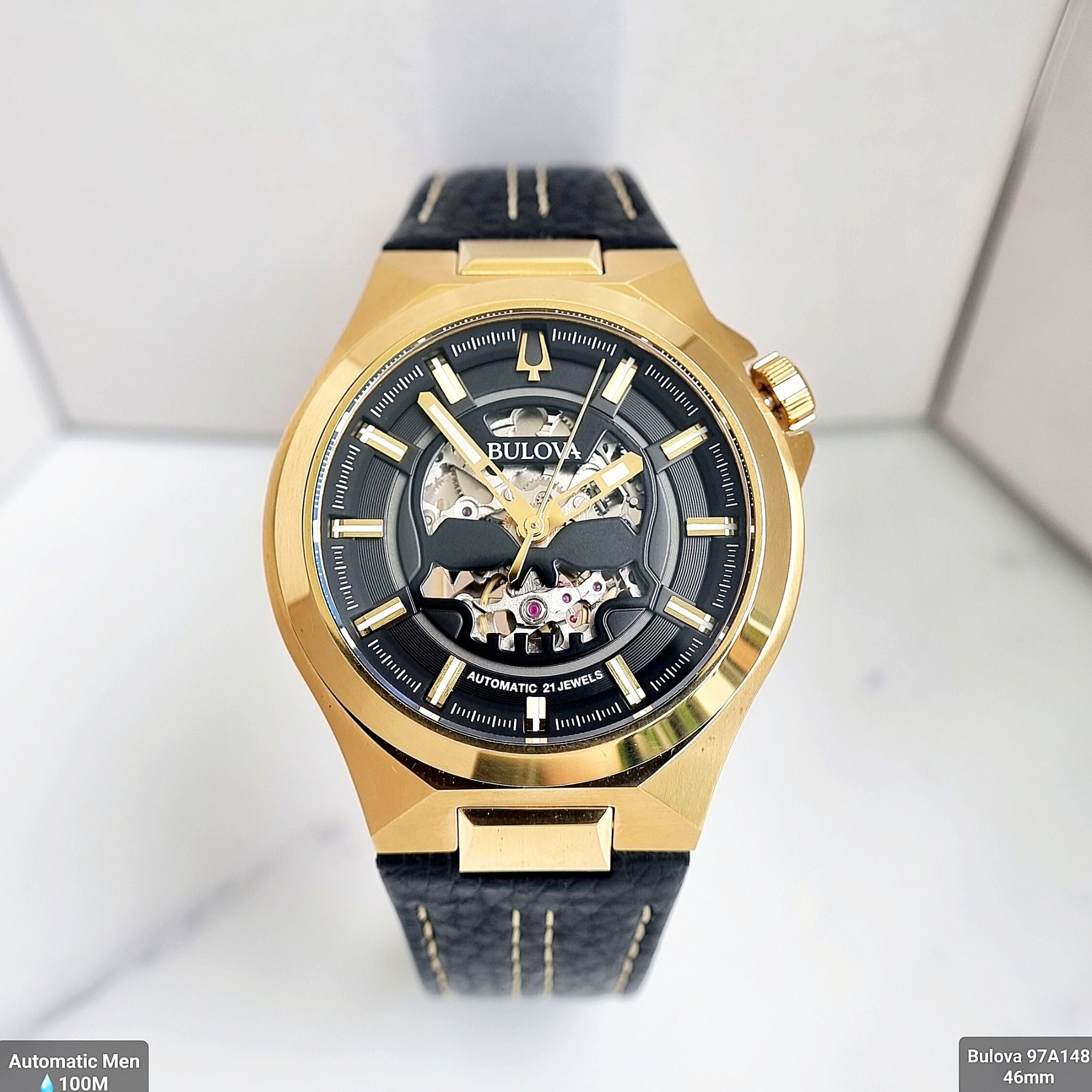 A - Bulova Maquina Automatic 97A148 - Đồng Hồ Nam - Chính Hãng Giá Tốt ...