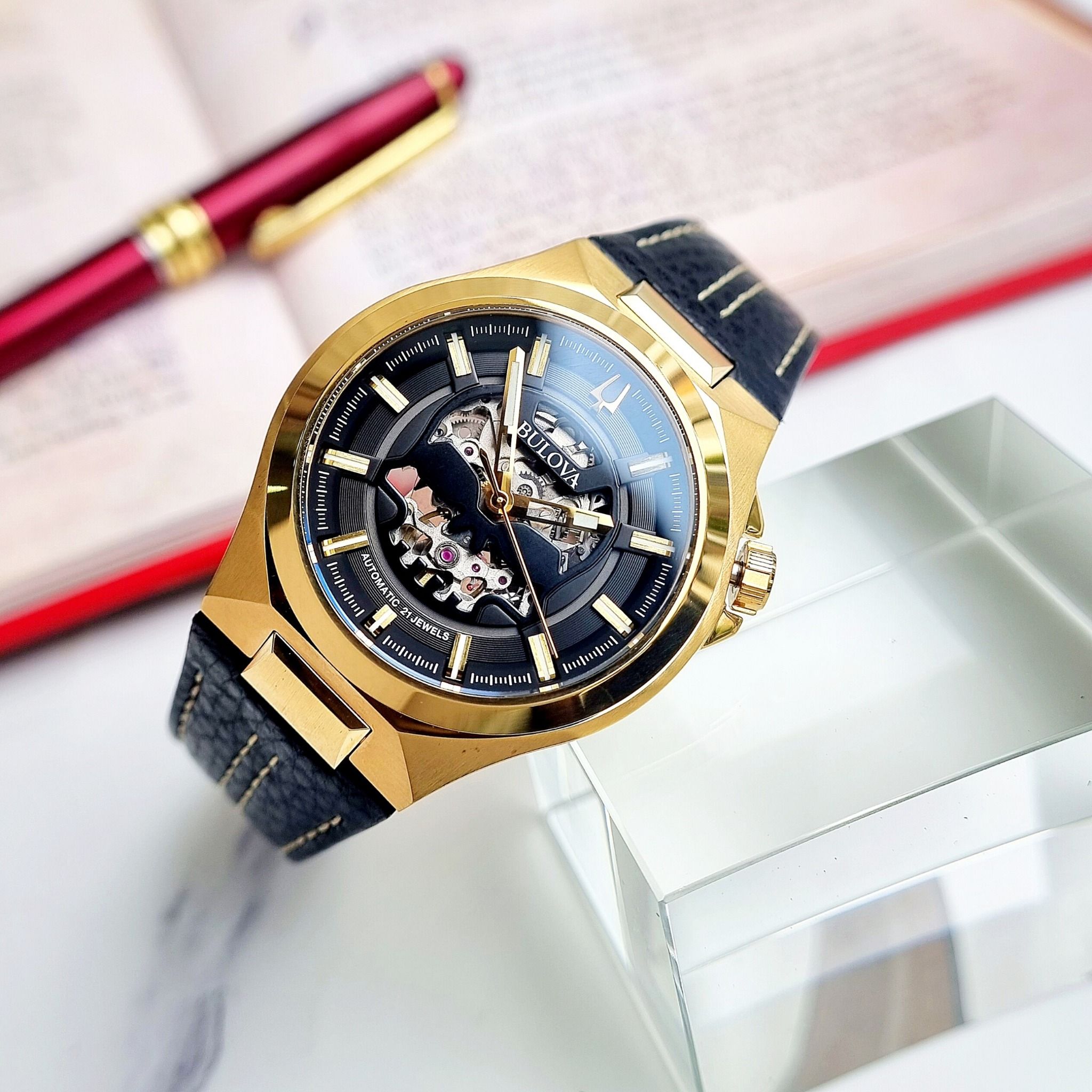 A - Bulova Maquina Automatic 97A148 - Đồng Hồ Nam - Chính Hãng Giá Tốt ...
