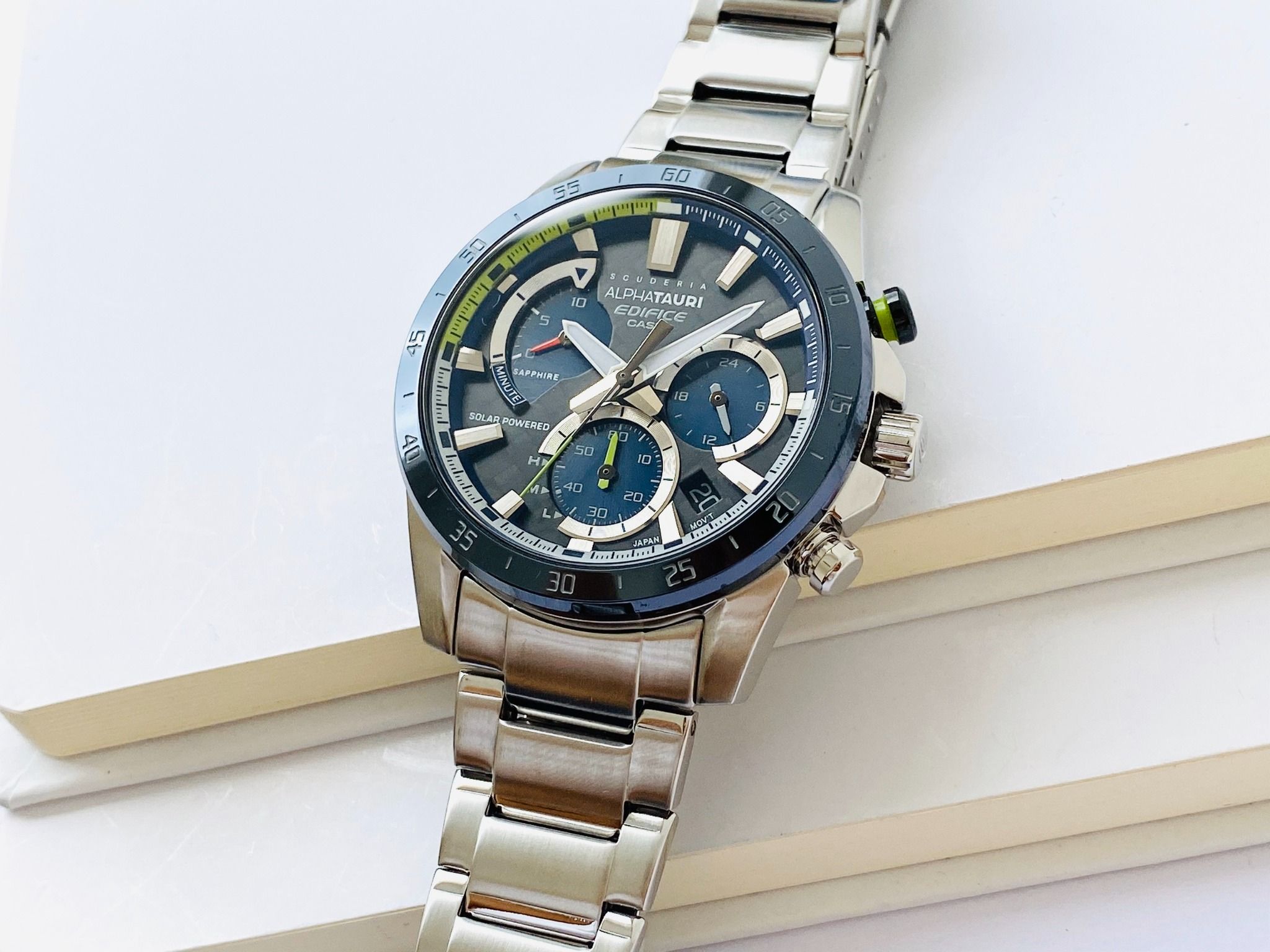 Casio Edifice Scuderia AlphaTauri Limited Edition Chronograph Solar EF ...