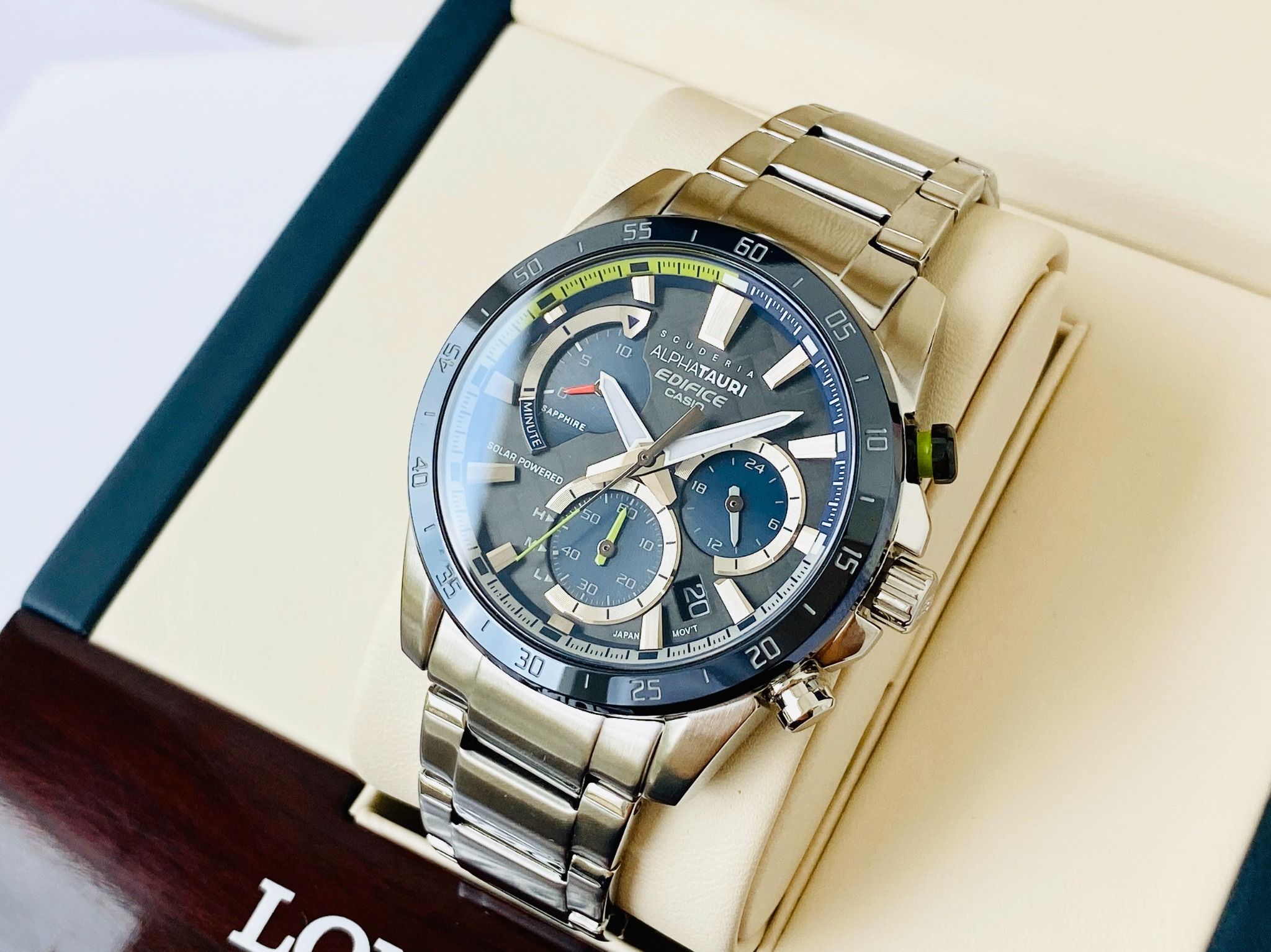 Casio Edifice Scuderia AlphaTauri Limited Edition Chronograph Solar EF ...