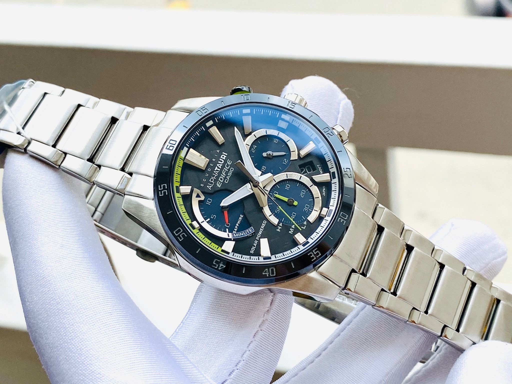 Casio Edifice Scuderia AlphaTauri Limited Edition Chronograph Solar EF ...