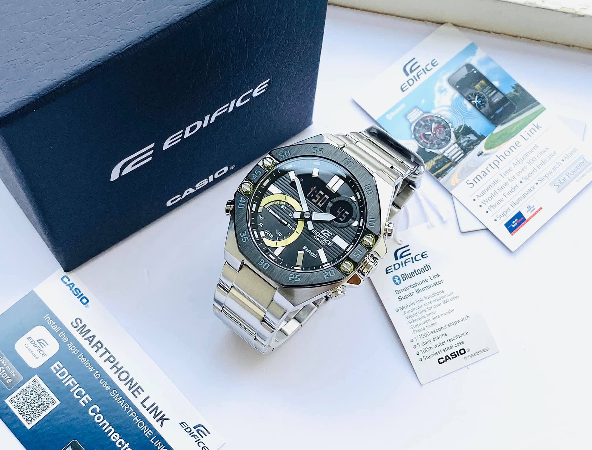 Casio Edifice Bluetooth ECB-10DB-1A - Đồng Hồ Nam - Chính Hãng Giá Tốt – PhongWatch