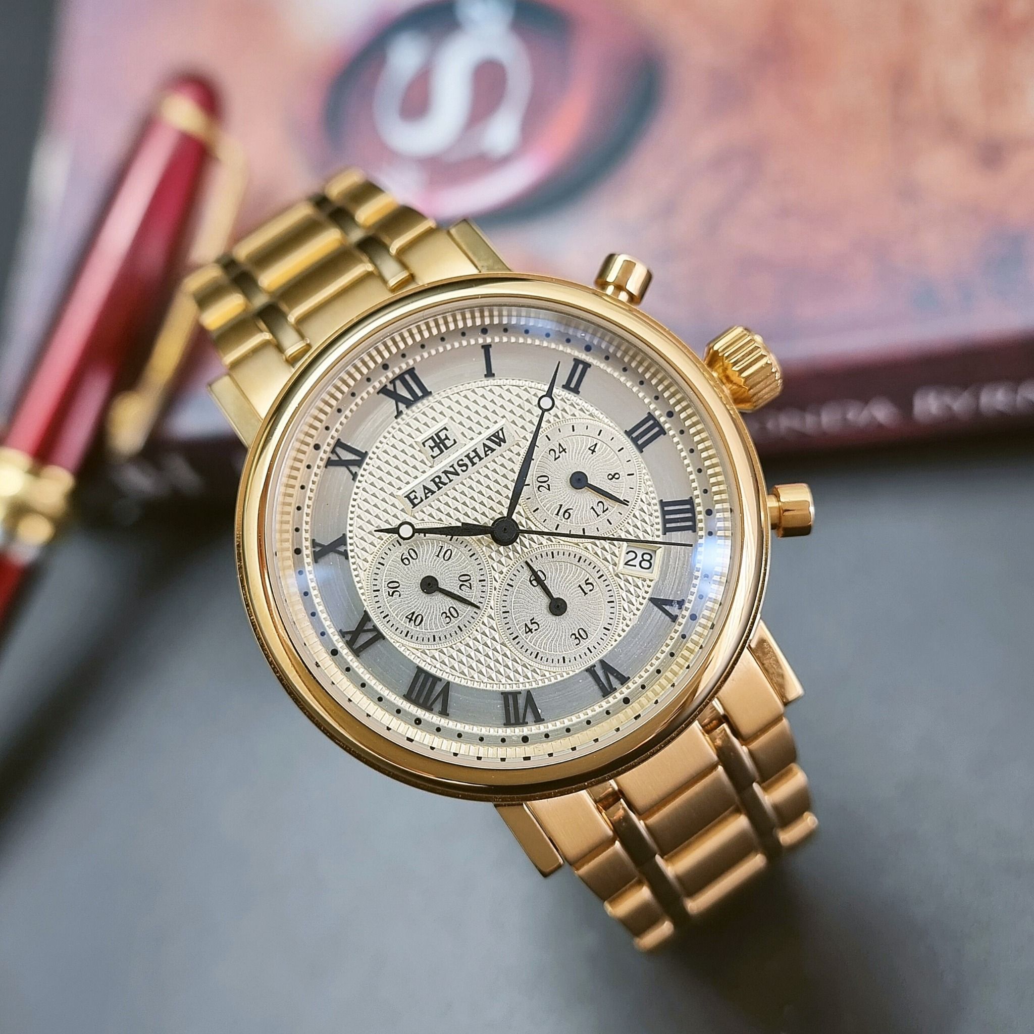 THOMAS EARNSHAW ES-8051-22 Pin Chnorograph - Đồng Hồ Nam – PhongWatch