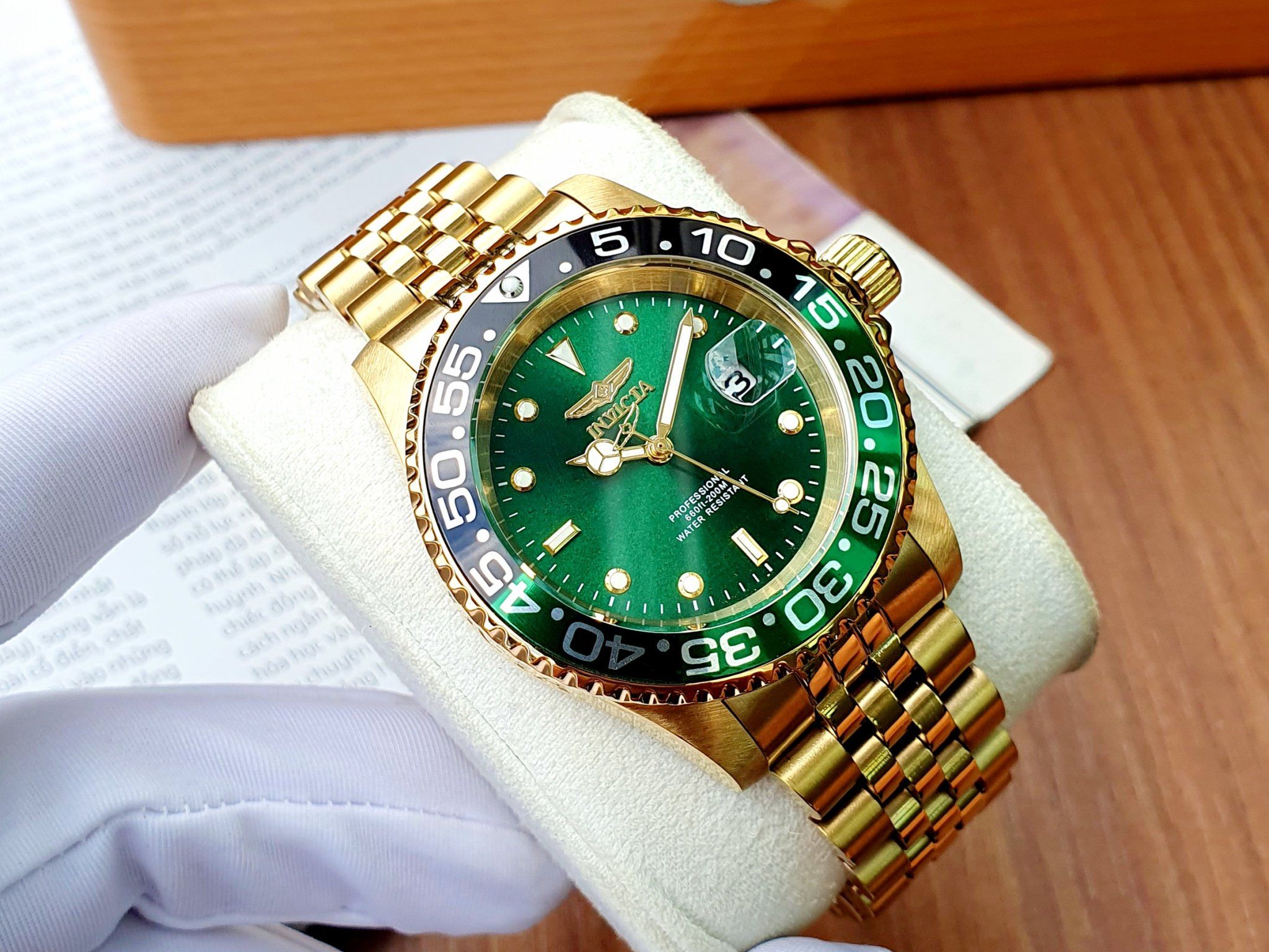 Invicta Pro Diver Quartz Green Dial 36551 - Đồng Hồ Nam – PhongWatch